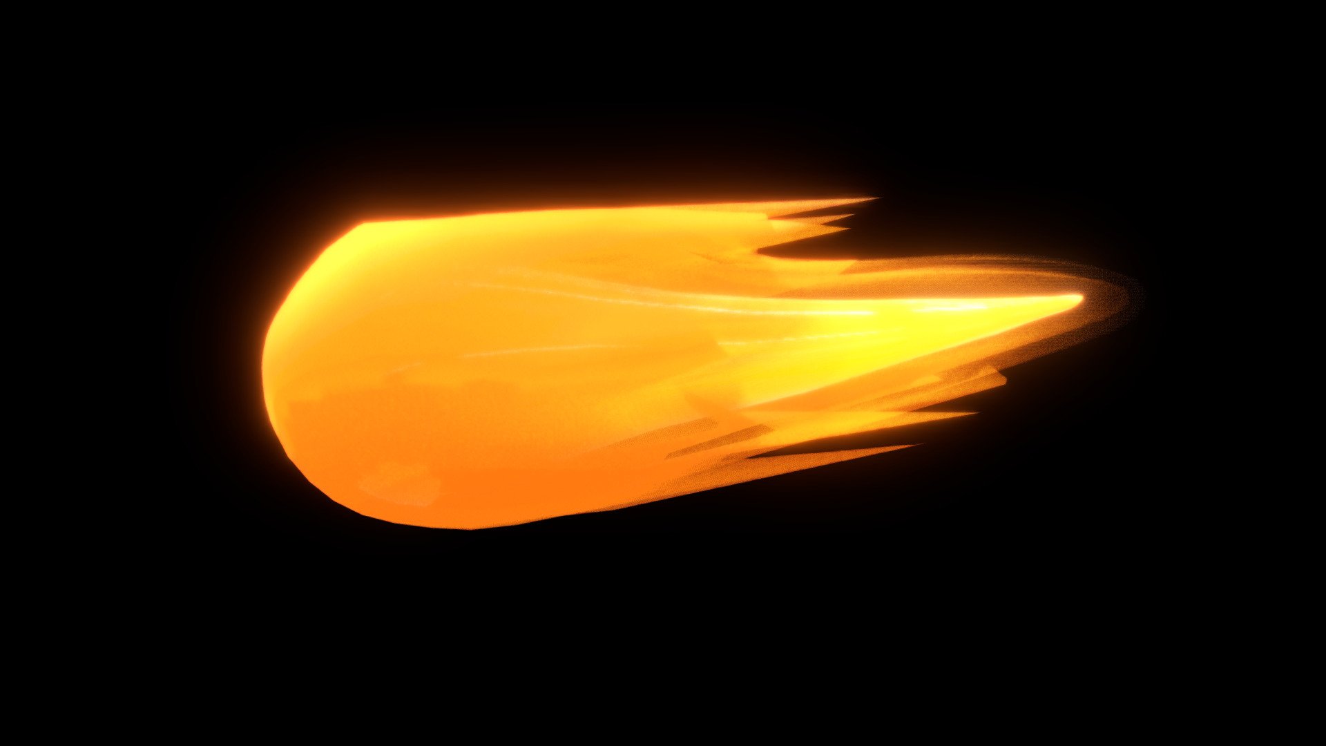 Low Poly FireBall / Boule de feu en Low Poly - Download Free 3D model ...