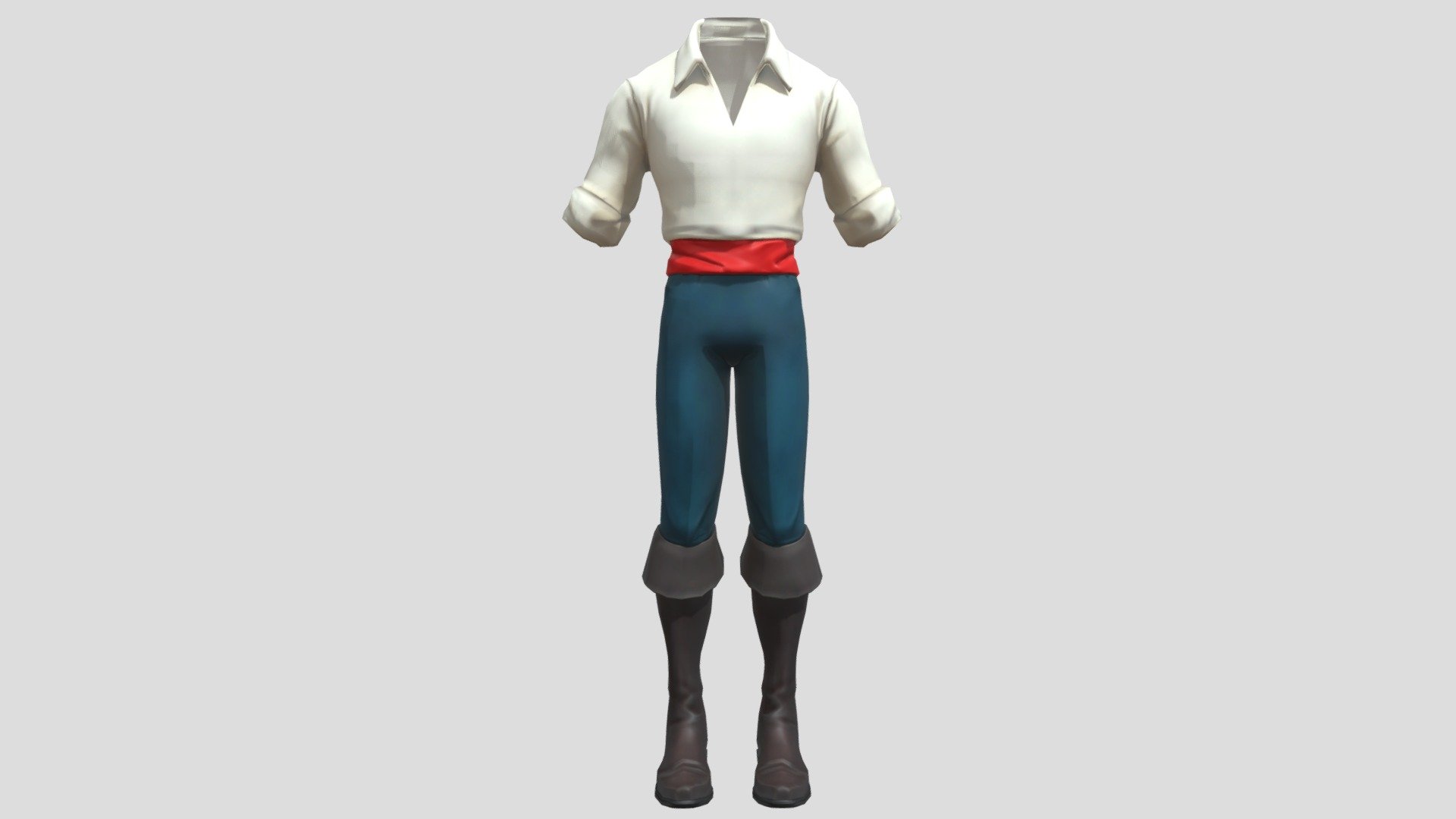 Prince Eric Clothes - Download Free 3D model by Princess Gowns ...