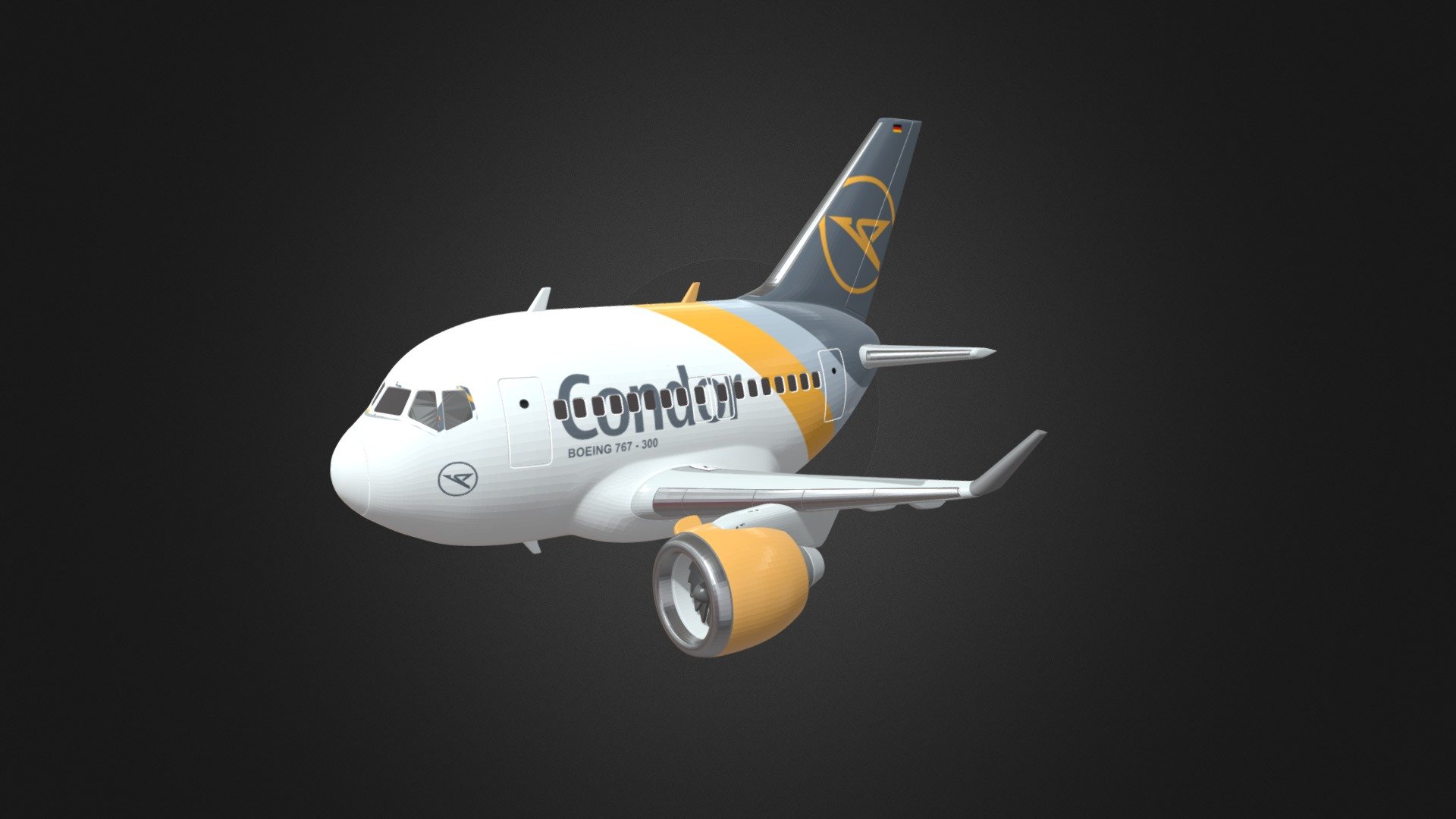 Mini Plane - Boeing 767 - 3D model by Sofyan Kurniawan ...
