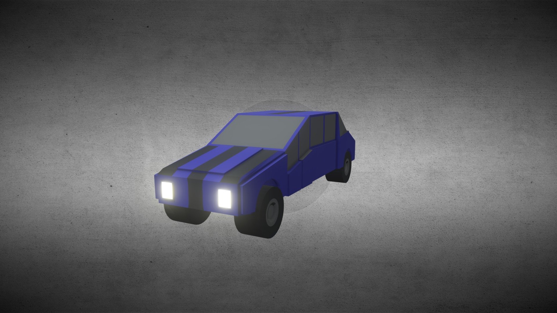 low poly stylized car 2 - Download Free 3D model by Dominic Baker ...