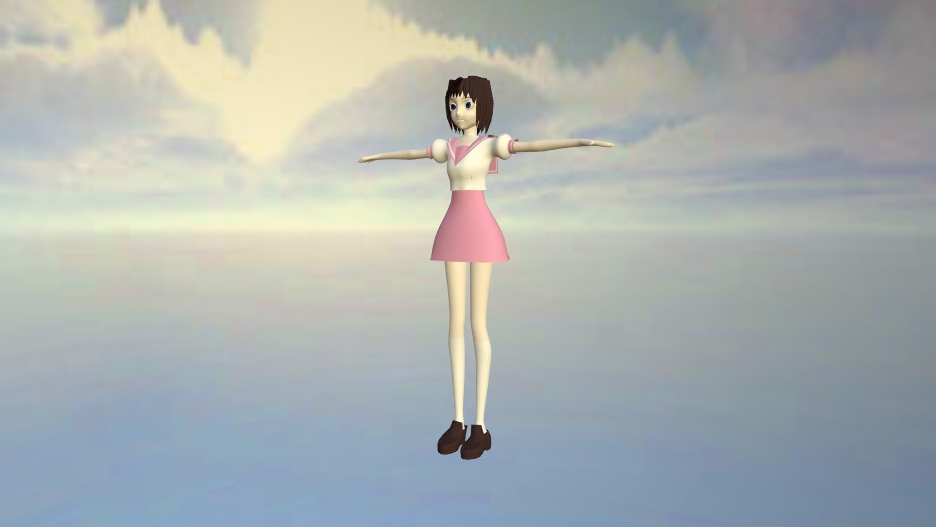 girl in rain - 3D model by sucie_long [b727a1c] - Sketchfab