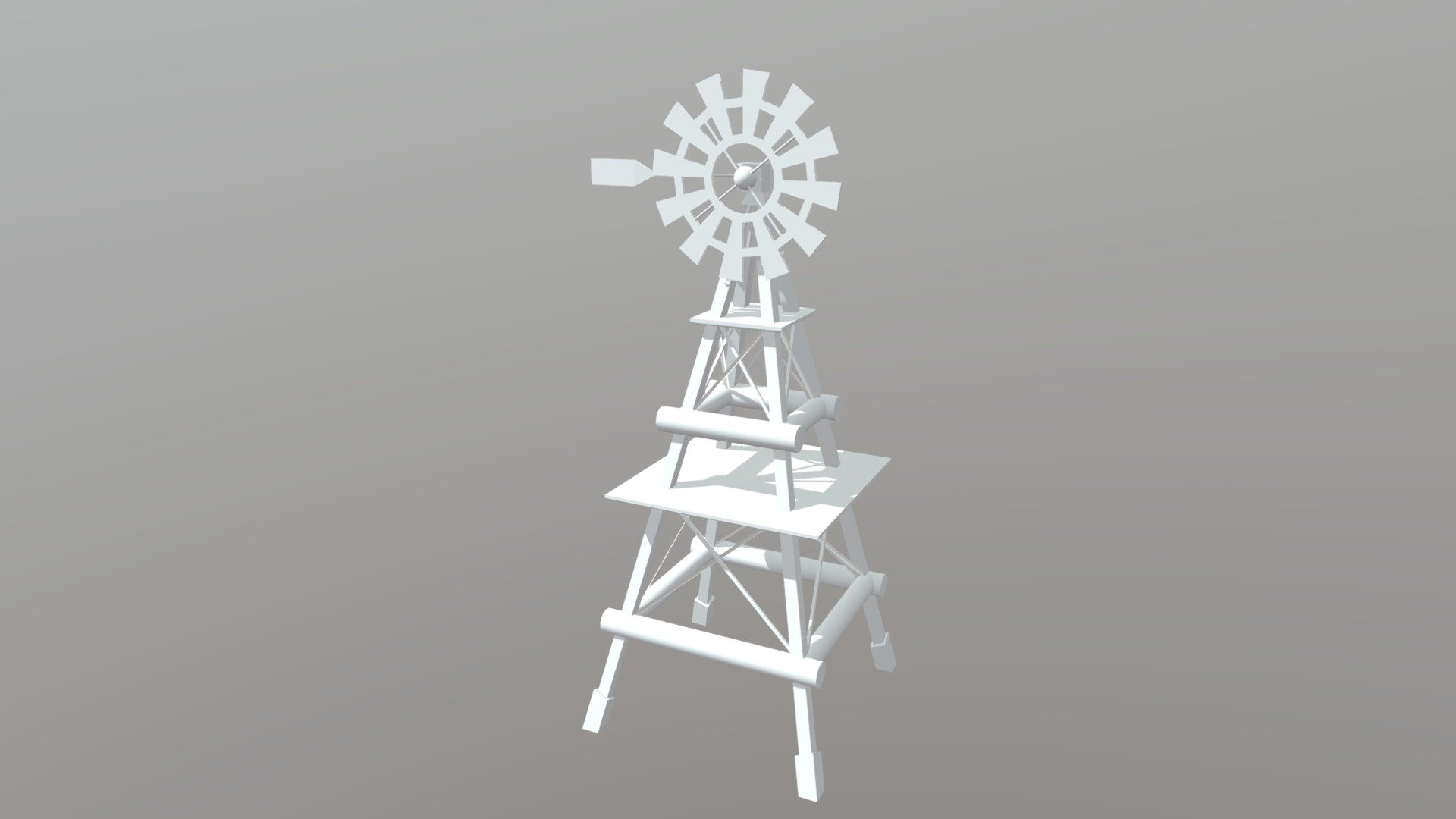 Windmill - 3D model by kellym [b727c81] - Sketchfab