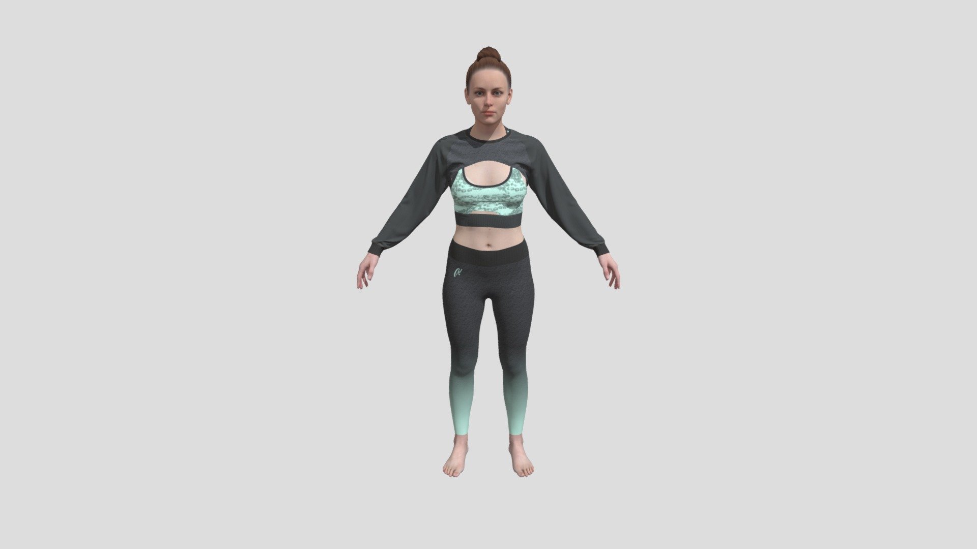 T-Pose_Light Grey 3 - 3D model by ohad2 [b72a8ec] - Sketchfab