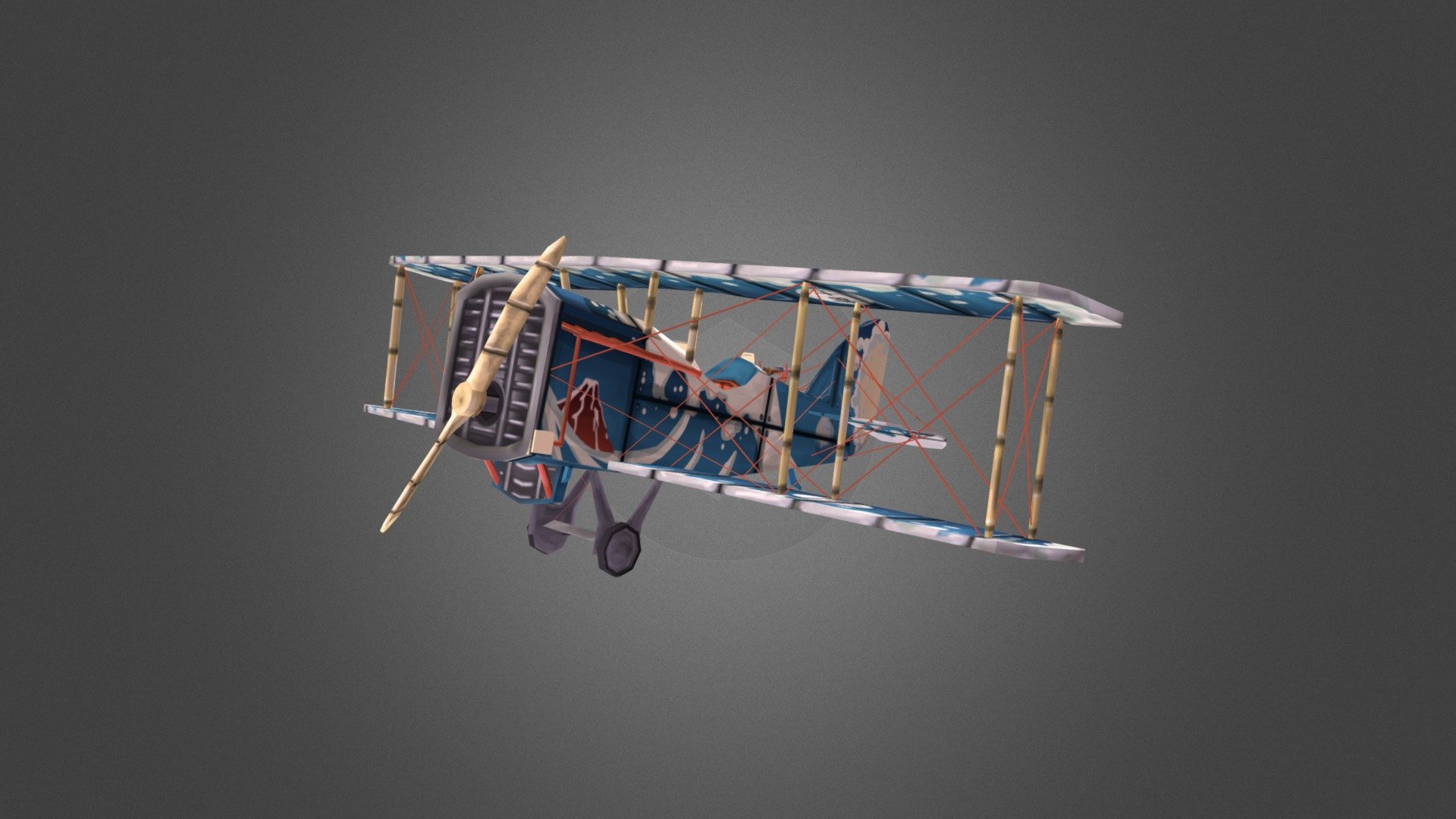 Plane Flying circus - 3D model by QuerterMartijn [b72b5c5] - Sketchfab