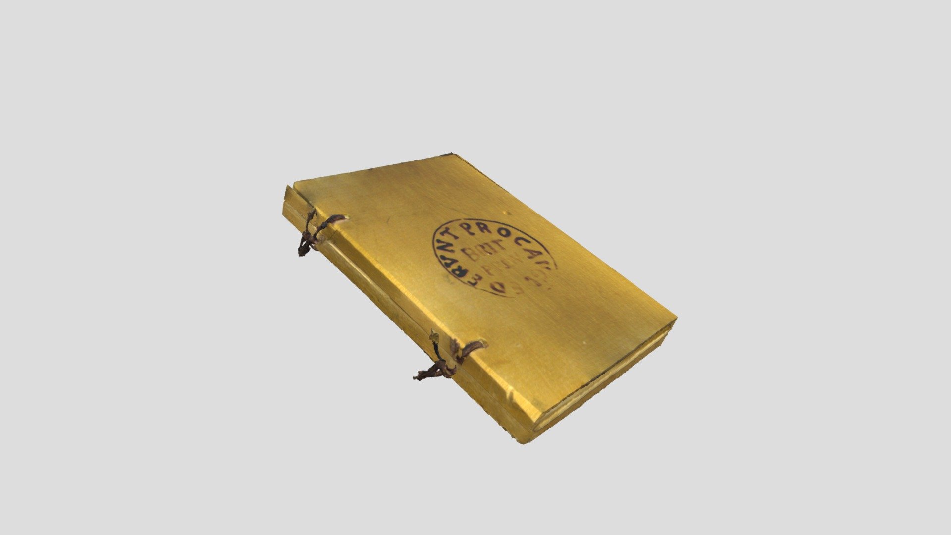 Wax tablet - 3D model by Aberdeen City Libraries ...