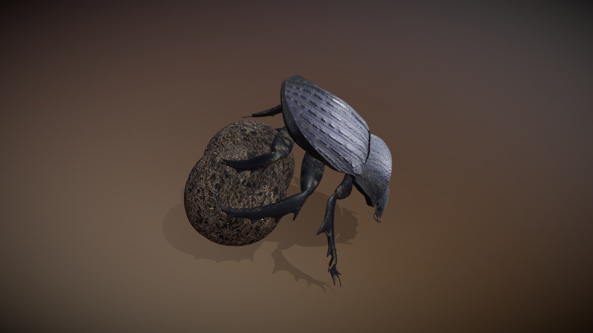 Scarab beetle - 3D model by verovero (@veroverofab.com) [b72c371 ...