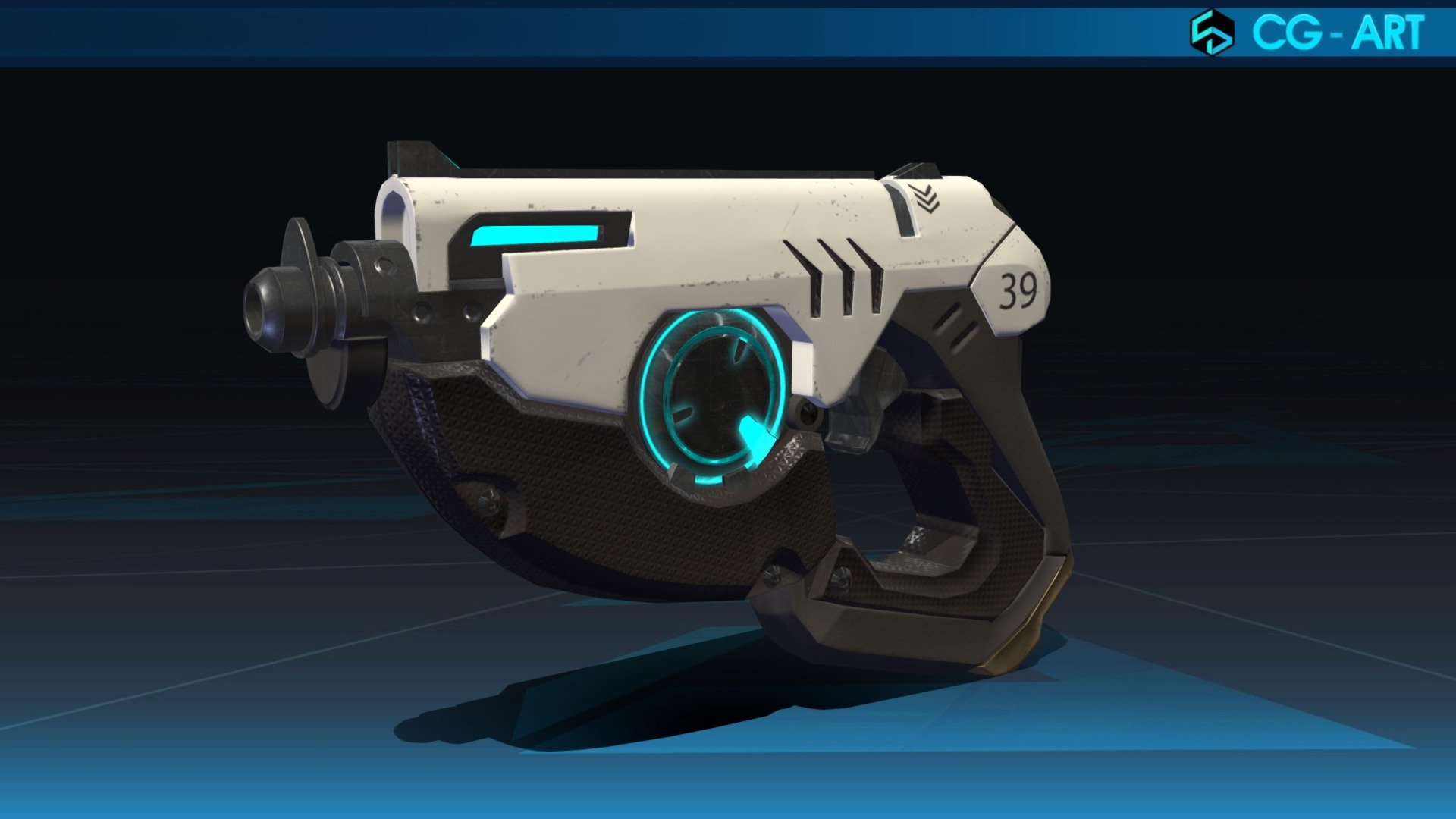 Tracer's Gun - Download Free 3D model by cgart.com (@goart) [b72db87 ...