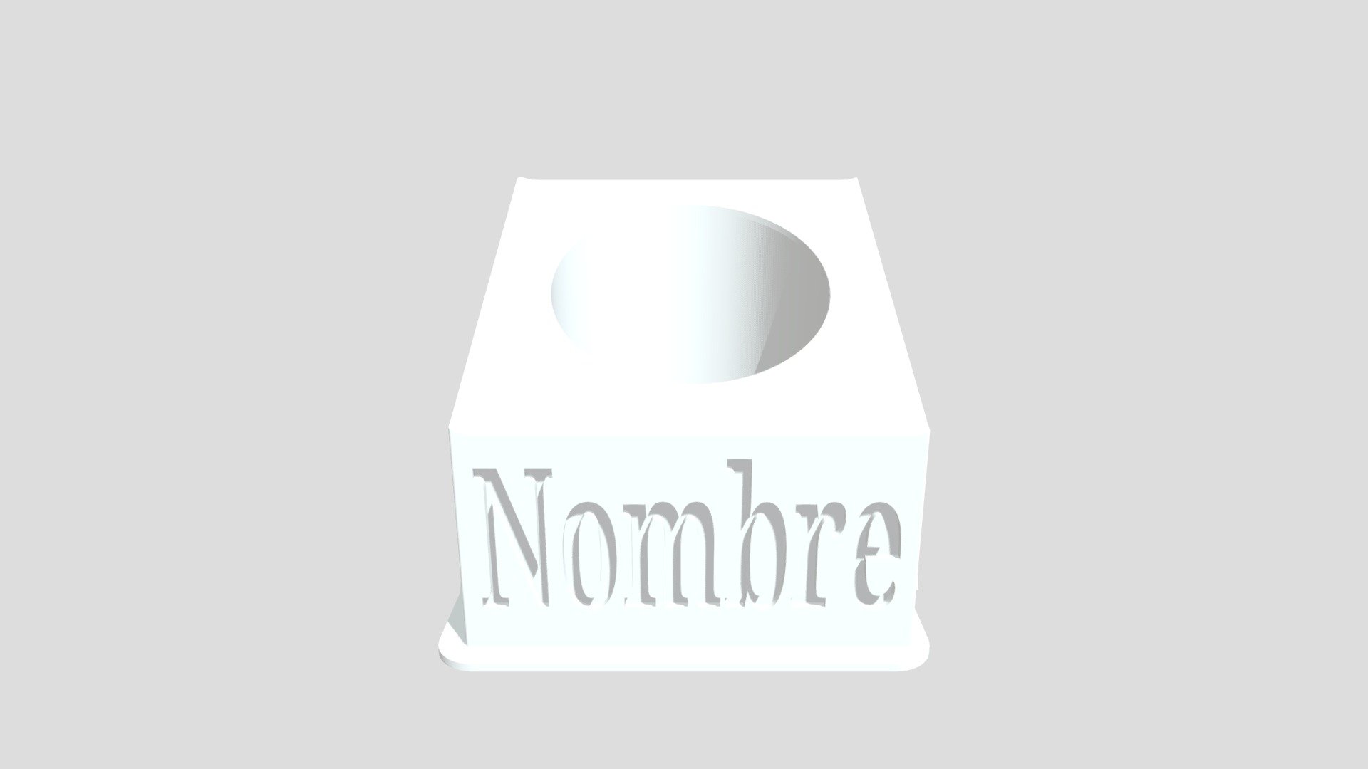 Porta Lápices Personalizable - 3D model by danielvarmi2 [b72f505 ...