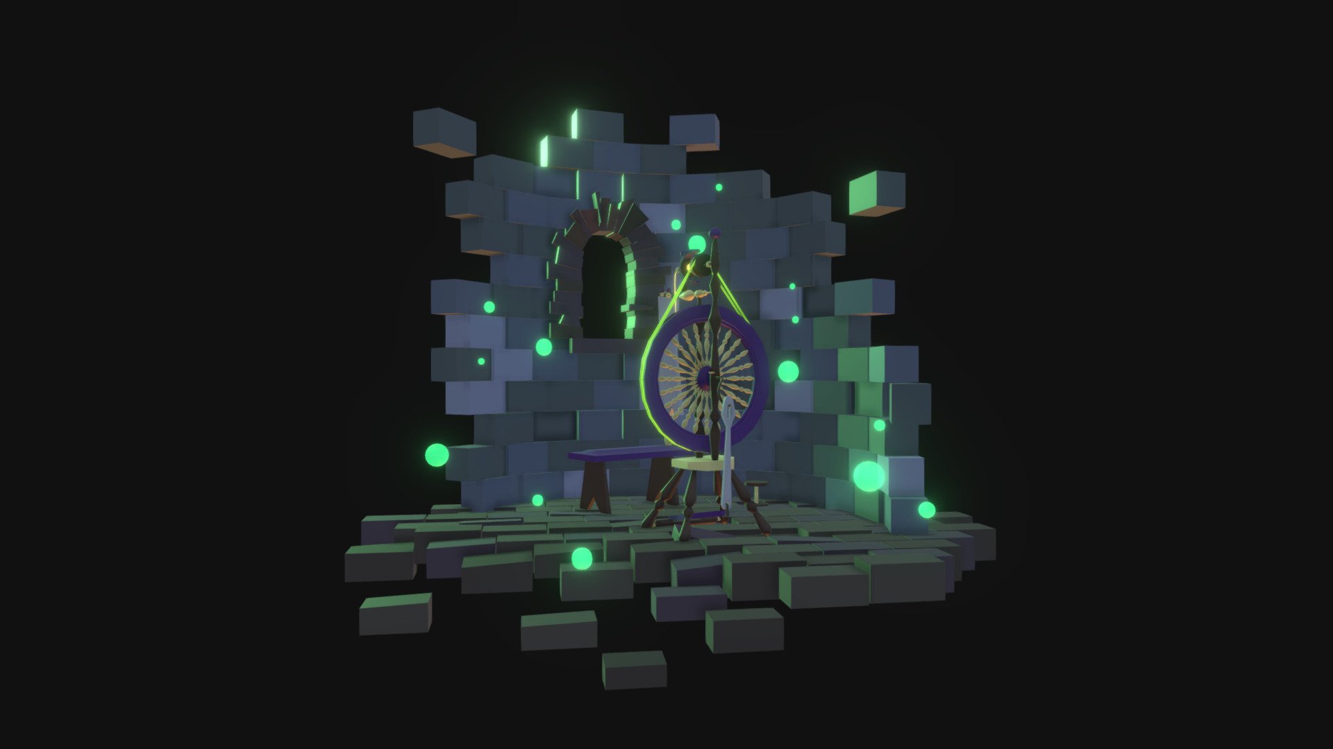 Spindle color_draft - Download Free 3D model by Yulyolya (@julia ...