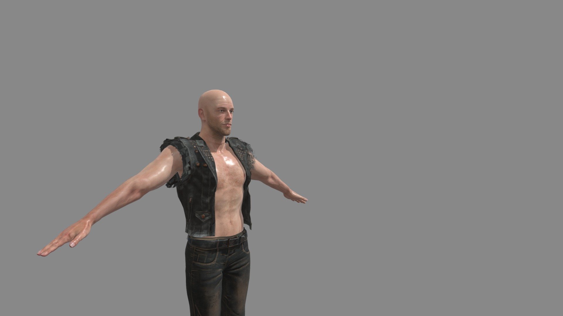 Hight Quality Realistic Man Character - Download Free 3D model by ...