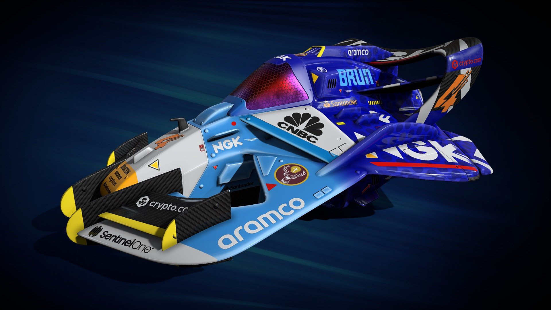 SSRM Speed Ship Racing Mouse V-2 another livery - 3D model by ...