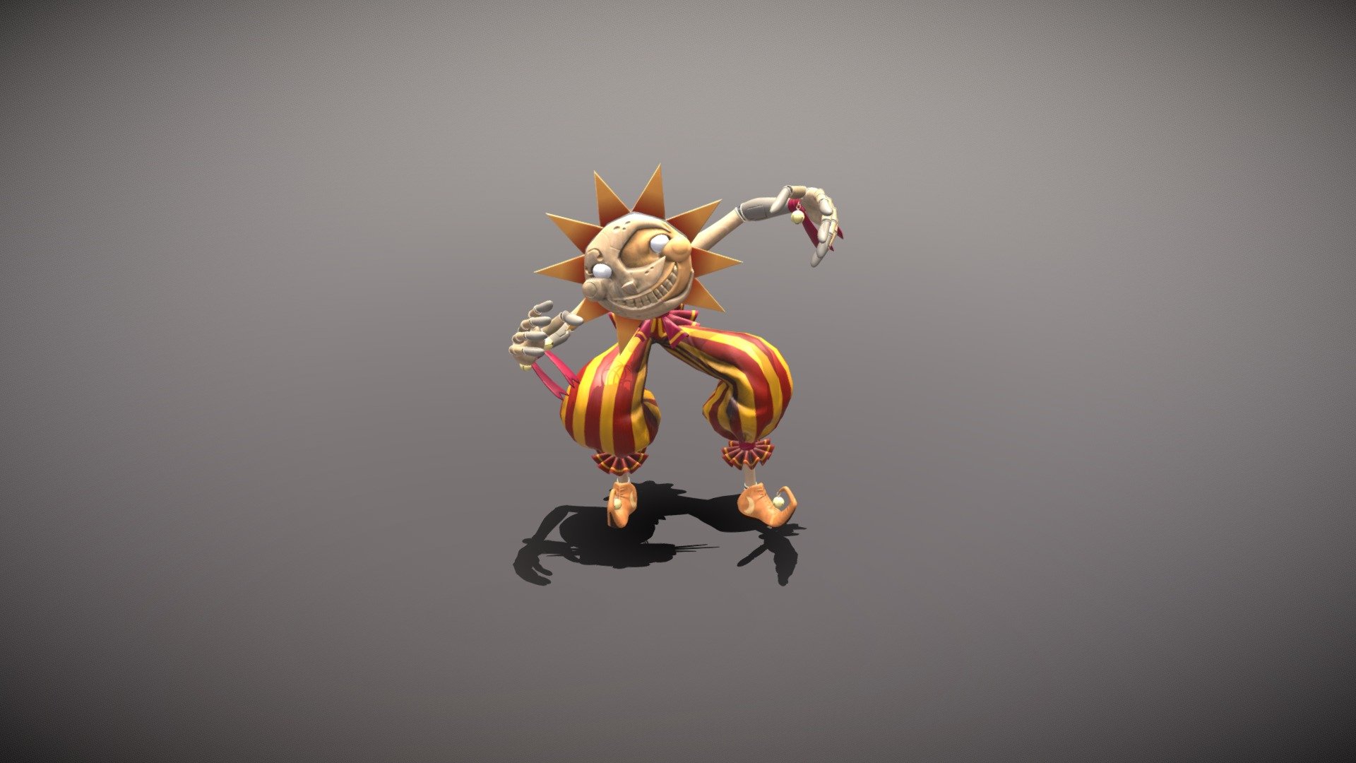 fnaf_security_breach__sun_all_animations - 3D model by the thing ...
