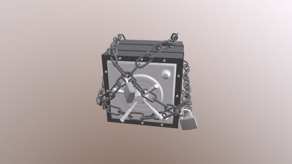 Safe and chain - 3D model by ill_chu (@soppik) [b734d3f] - Sketchfab