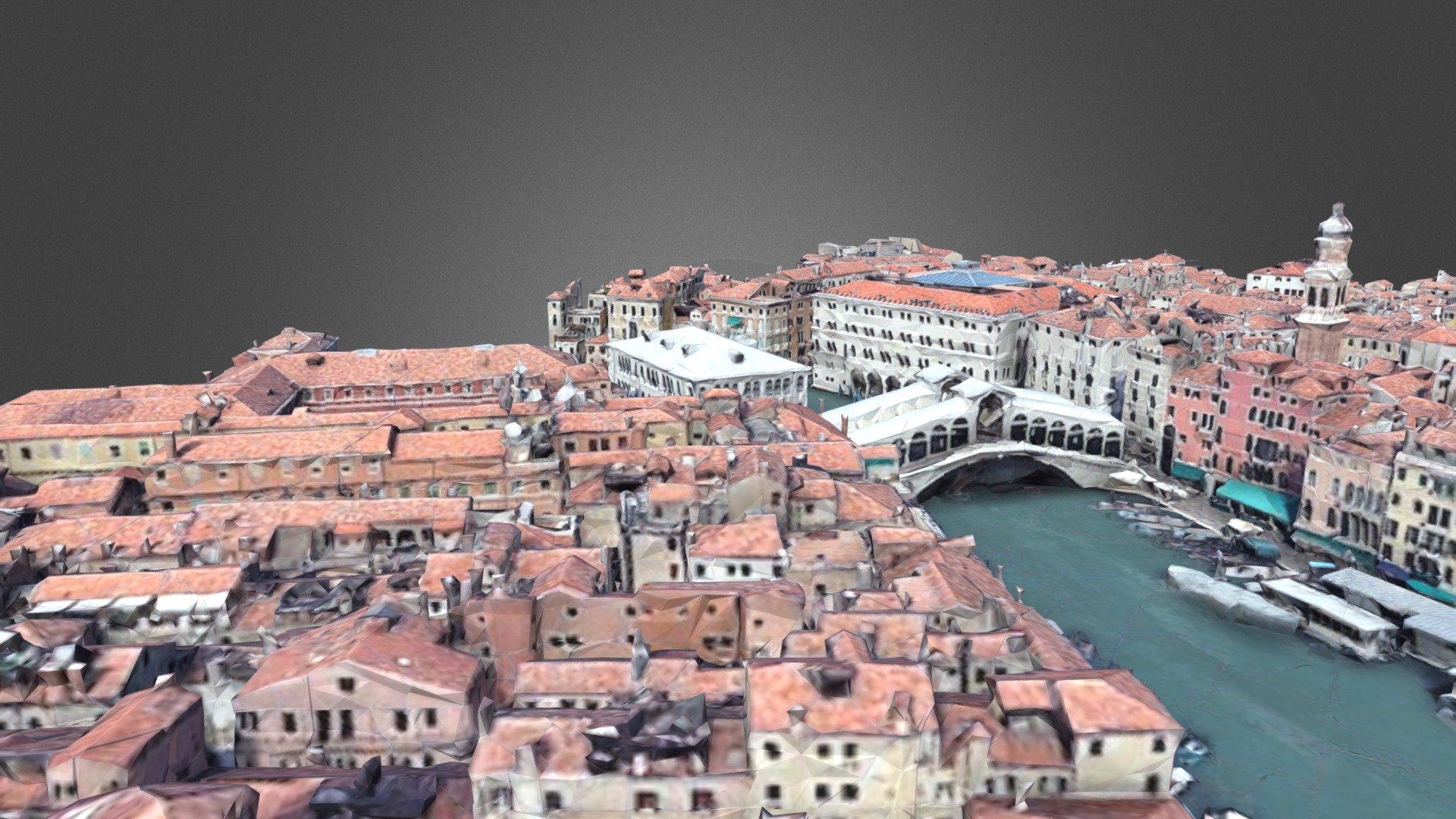 Rialto Bridge - 3D model by mohamedhussien [b734de9] - Sketchfab