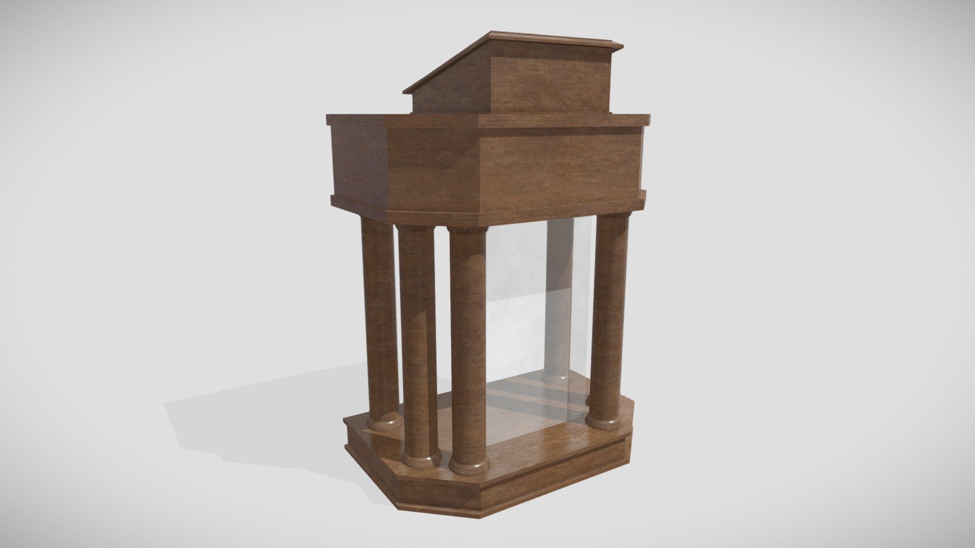 Church Pulpit - 3D model by We3Do (@we3DoModel) [b735530] - Sketchfab