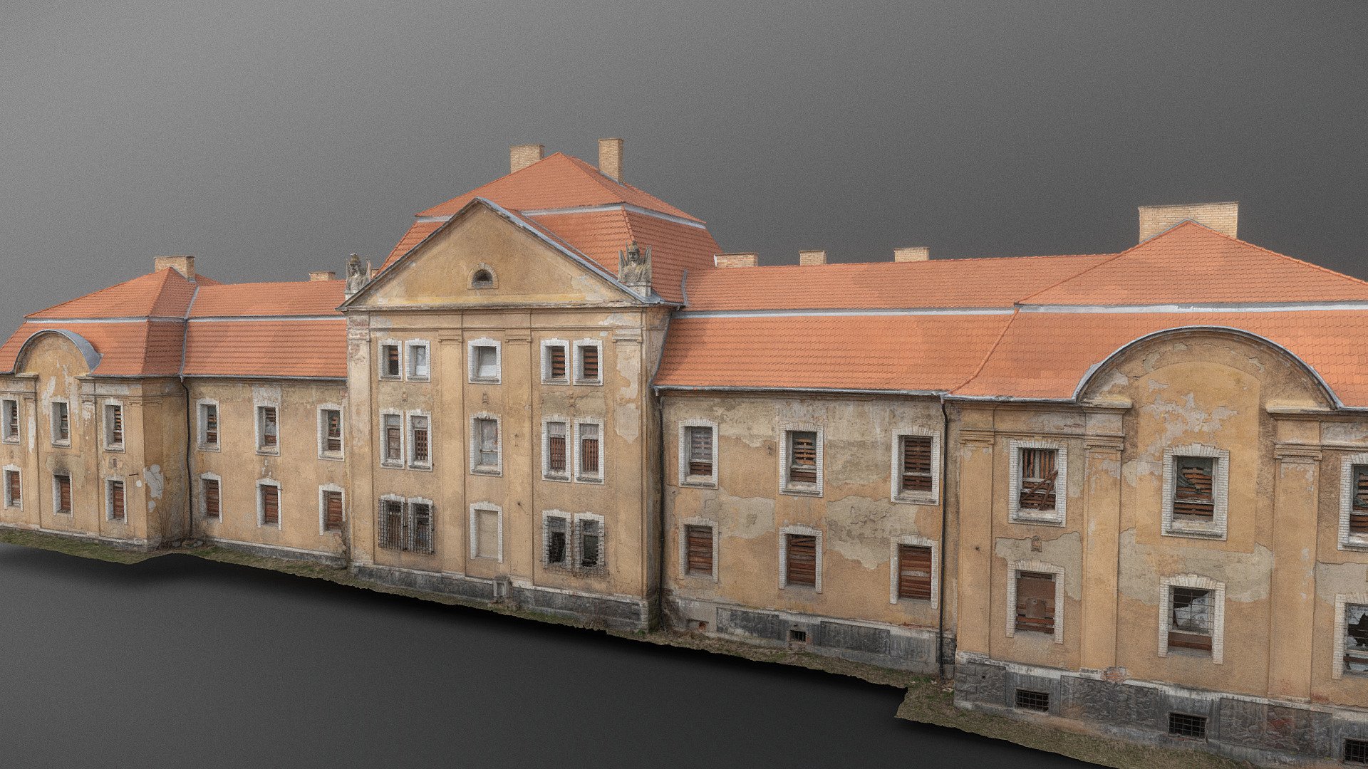 19th century barracks - Buy Royalty Free 3D model by matousekfoto ...