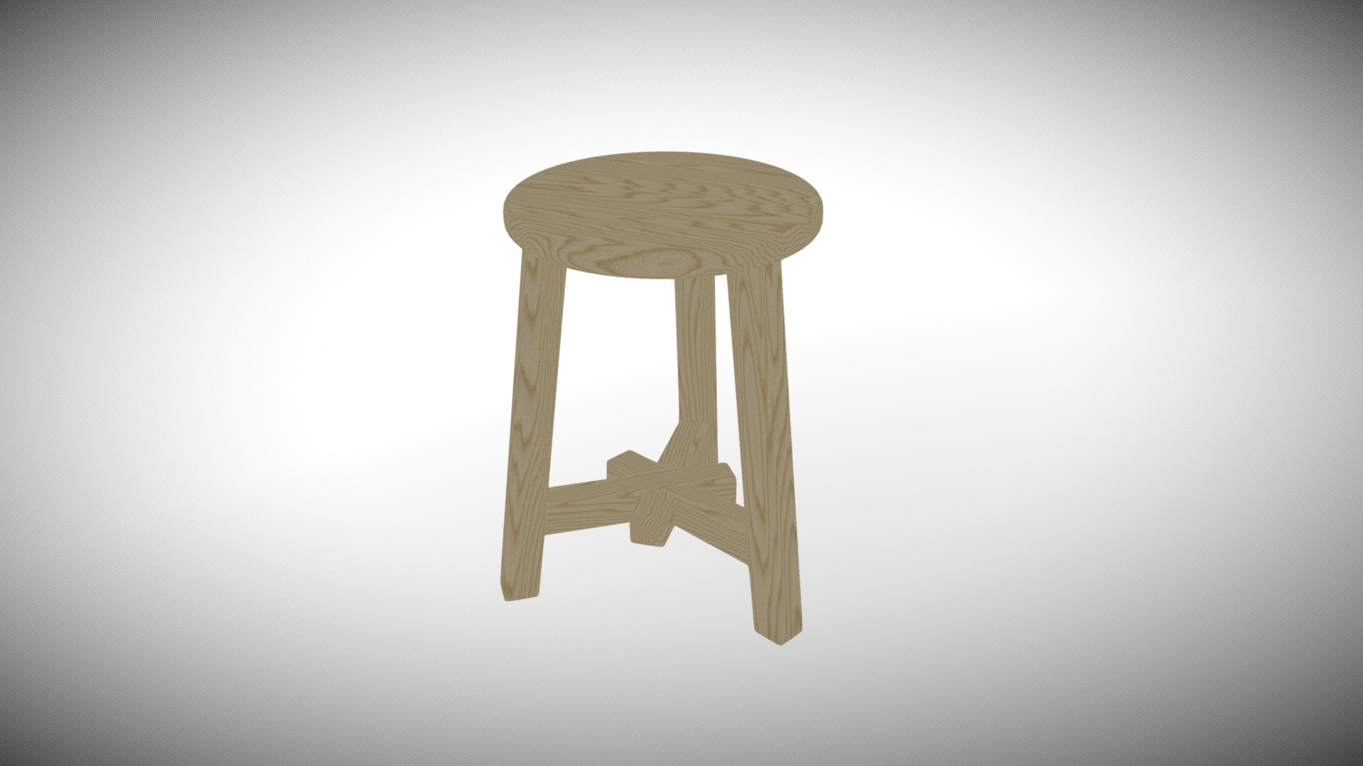 Three-legged stool - Download Free 3D model by Dima (@Dima59) [b737fd9 ...