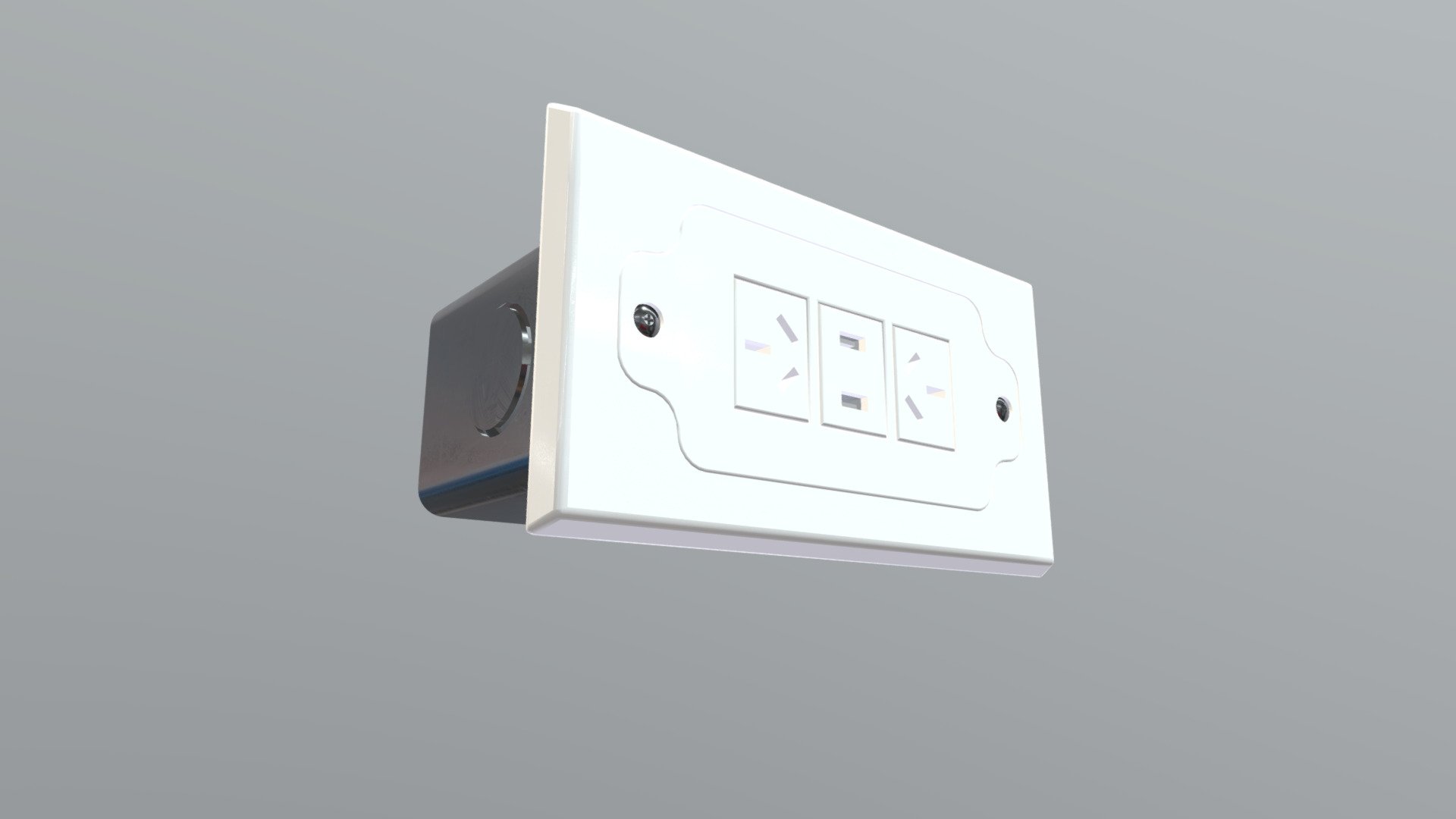 Threephase electrical socket - 3D model by Darío Norberto Ruiz (@ayelgoth) [b7381bf] - Sketchfab