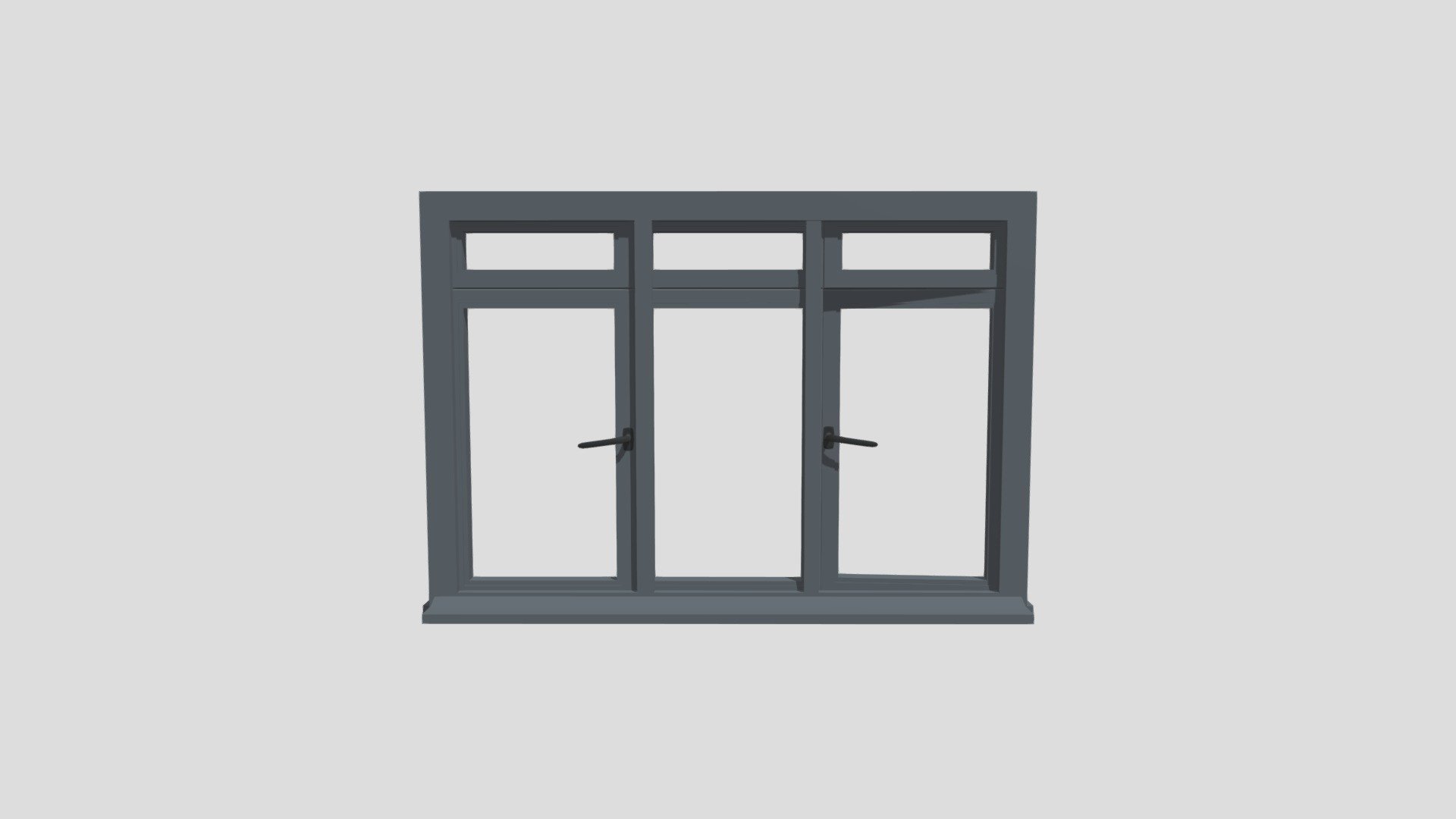 Flush Fit Slate Grey Window Animation Test 2 - 3D model by woowjo ...