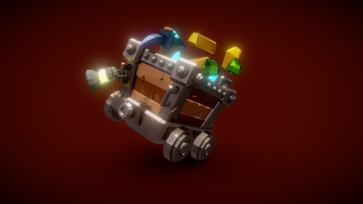 Minecart 3D models - Sketchfab