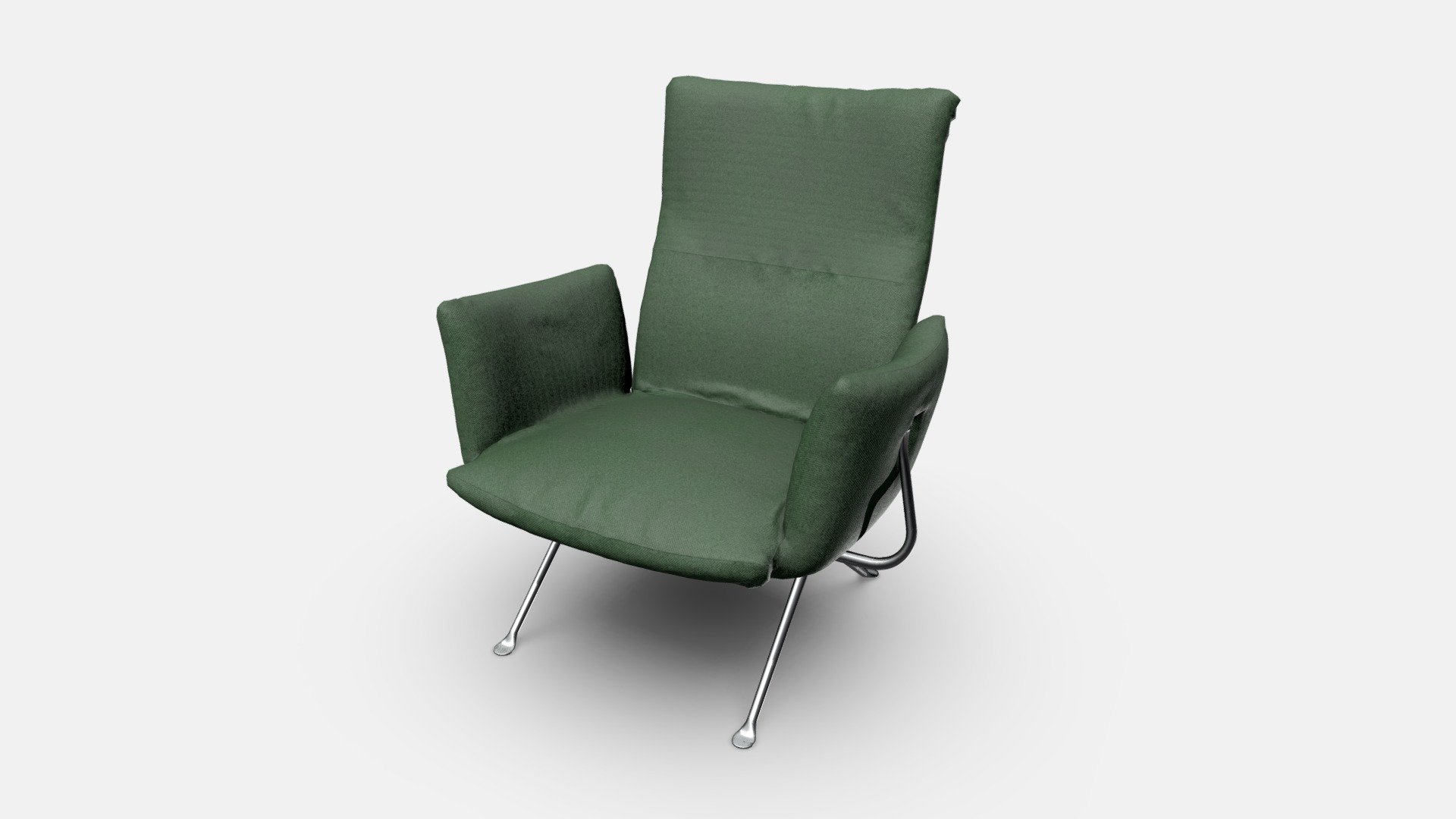 Green Chair - 3D model by Anzur (@shidaev1996) [b7396dc] - Sketchfab