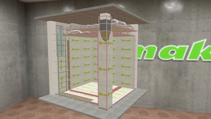 Soundproofing-ceiling 3D models - Sketchfab