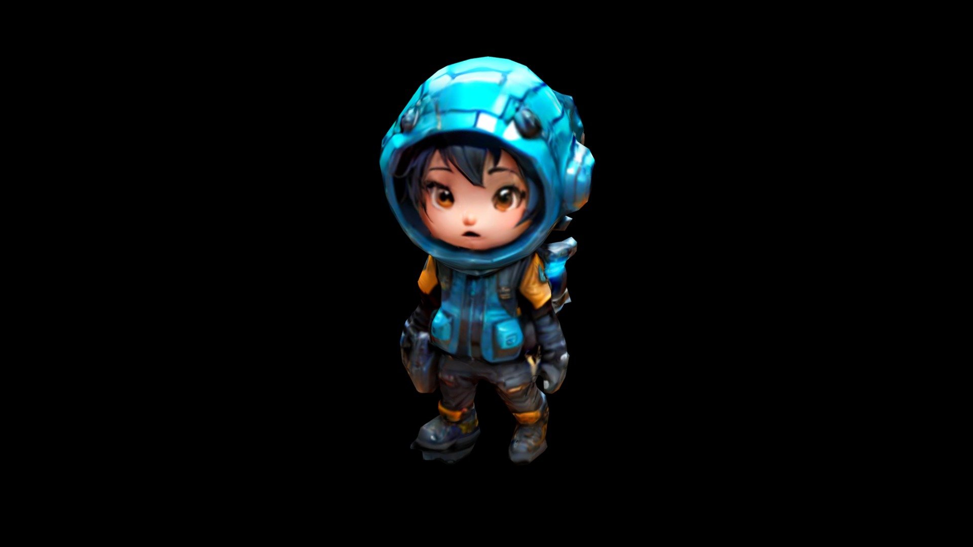 Image "Mysterious Astronaut in a Bug Infested La - Download Free 3D ...