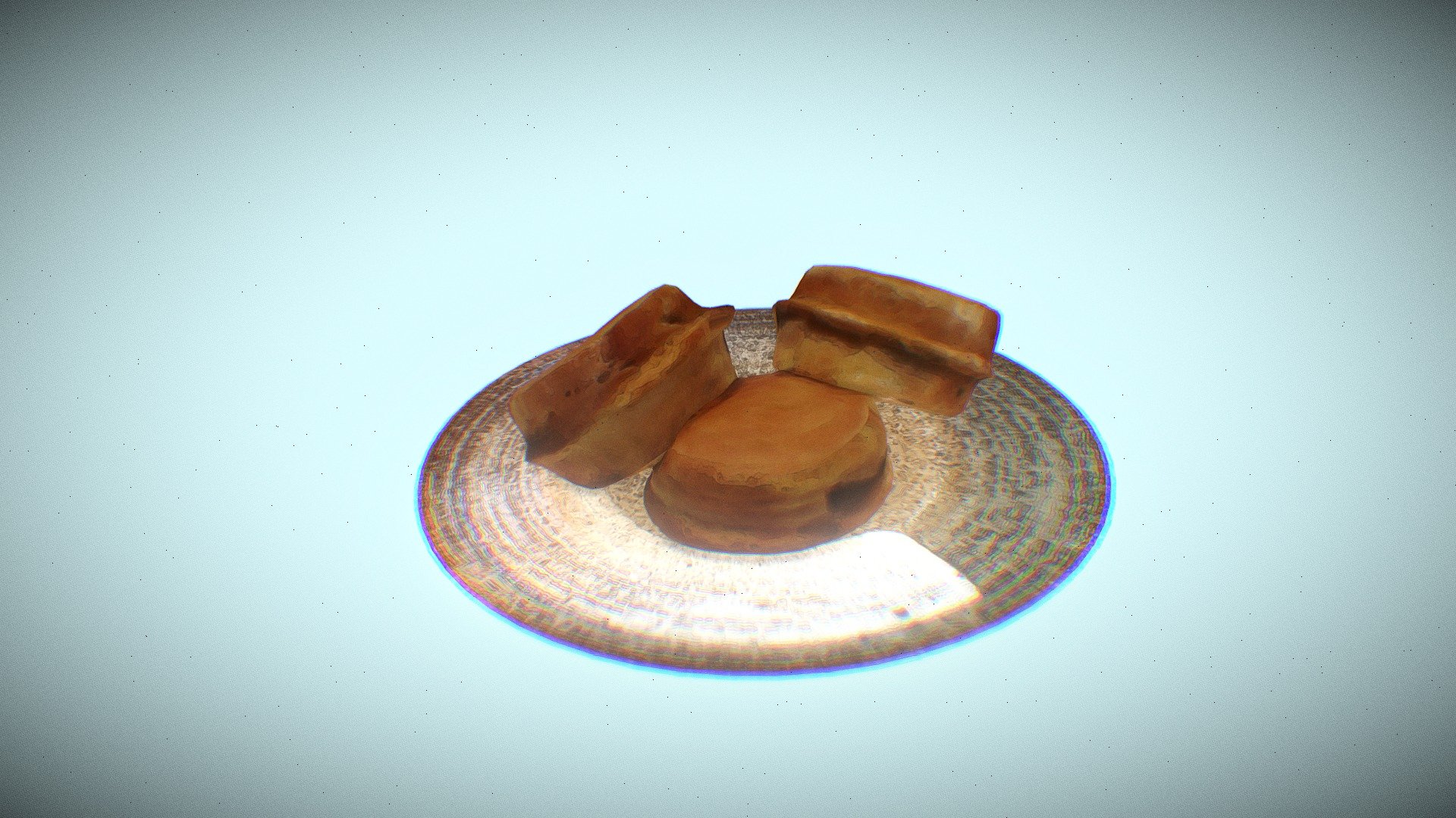 車輪餅 wheel pie 今川焼 - 3D model by Ben hé Lin (@Forbunid) [b73a2d8 ...