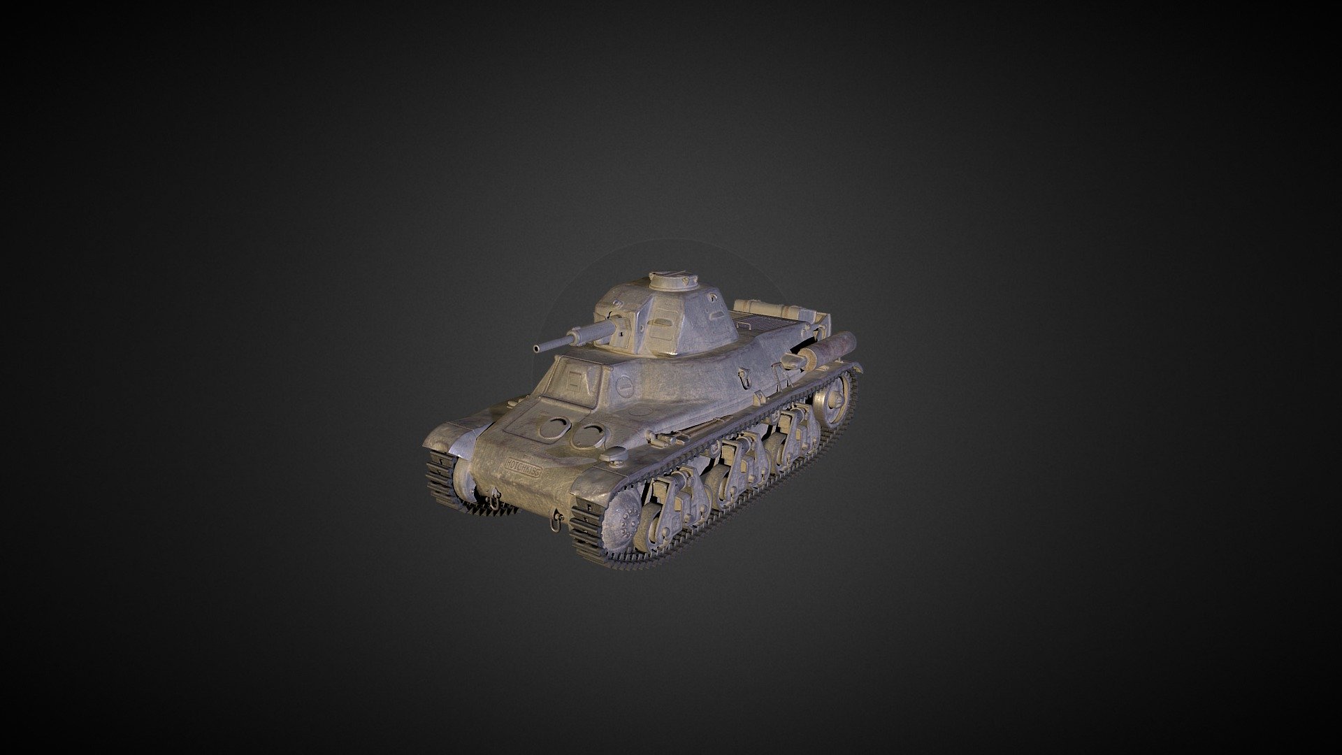 Pz.Kpfw. 38H 735 (f) - 3D model by Degit22 [b73bac4] - Sketchfab
