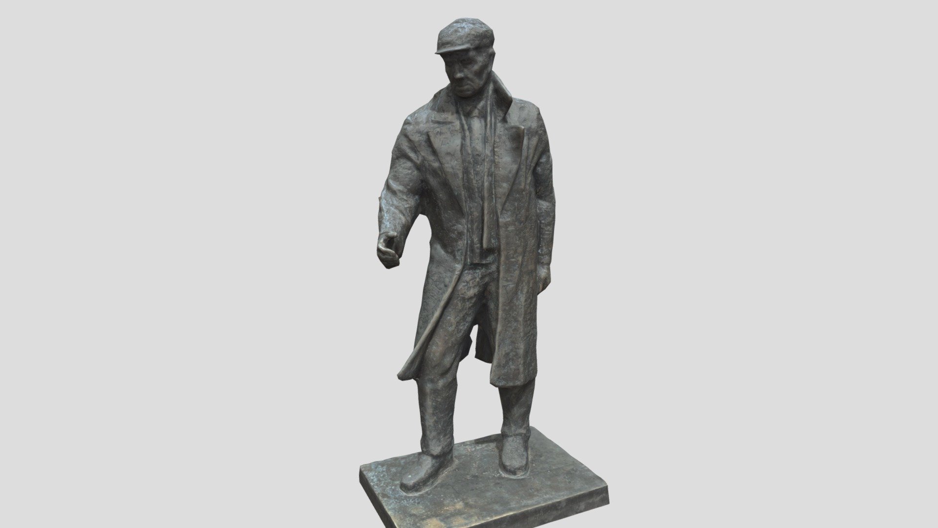 Coatted Man Statue - Buy Royalty Free 3D model by Emerson Rosa ...