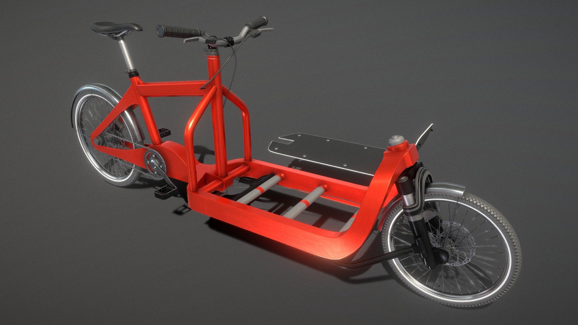Cargo Bike (WIP-8) Steering Animation - 3D model by VIS-All-3D (@VIS ...