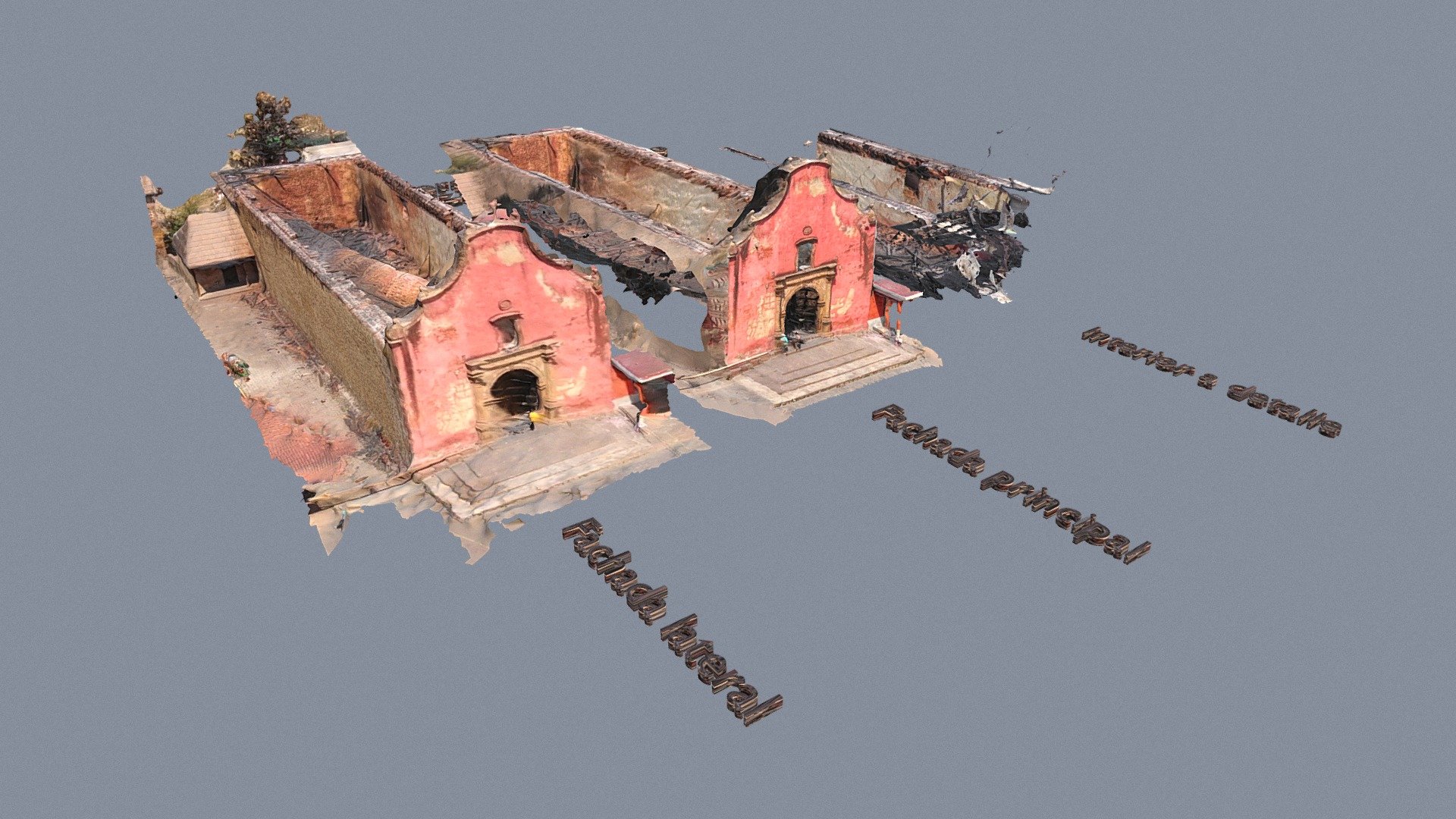 Templo de Santiago Apóstol, Nurio - 3D model by CAMMARQ [b73f637 ...