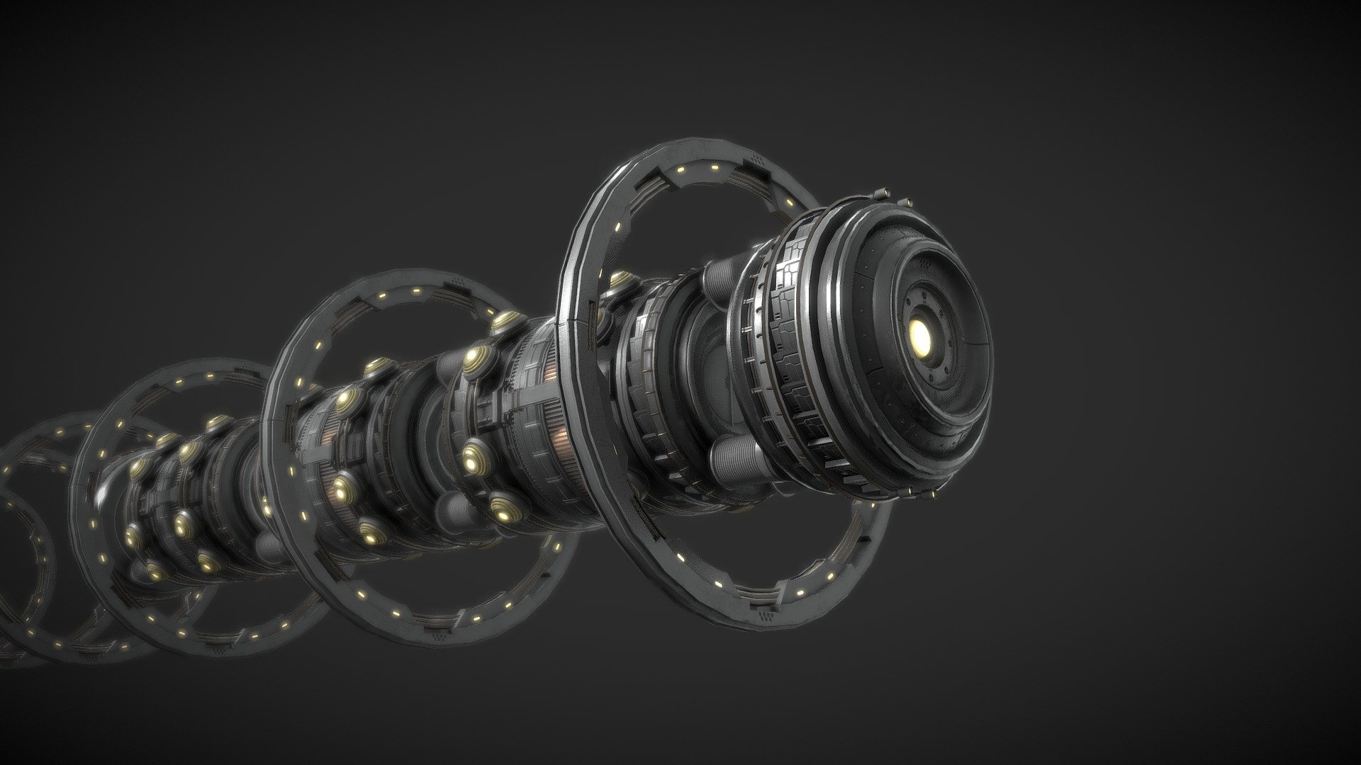 SPACE TRAIN - Download Free 3D model by Kerem Kavalci (@Keremz ...