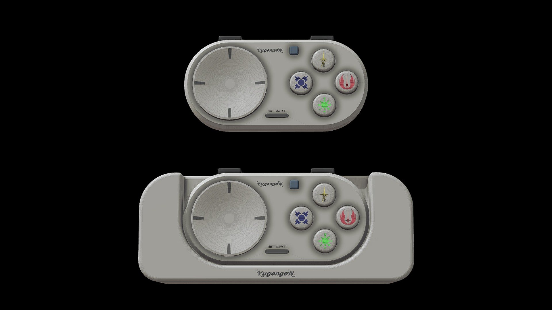 Simple Videogame Console Controller - Download Free 3D model by ...