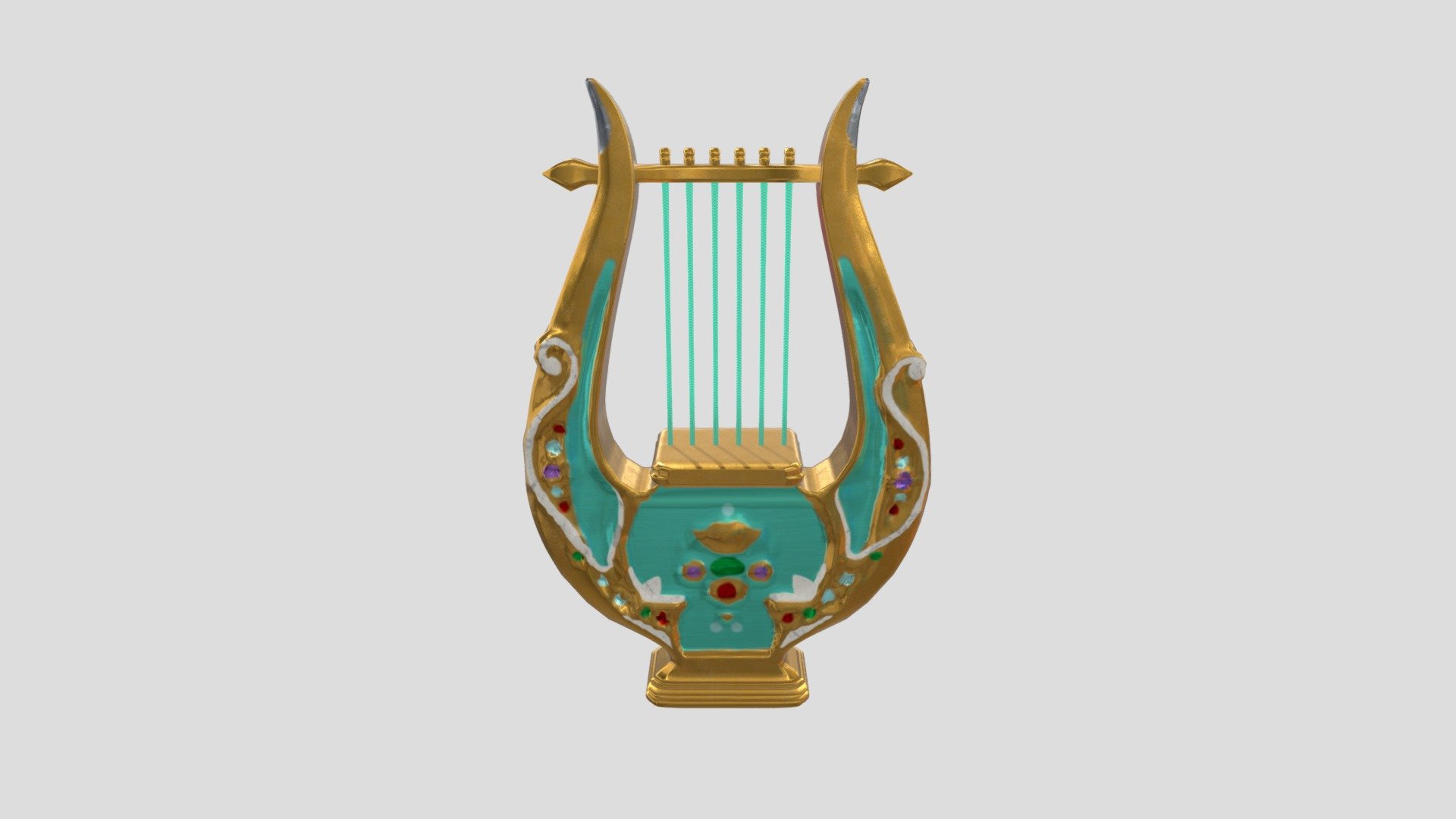 Holy Lyre HD Textured - 3D model by Ariel_Merc [b7445c2] - Sketchfab