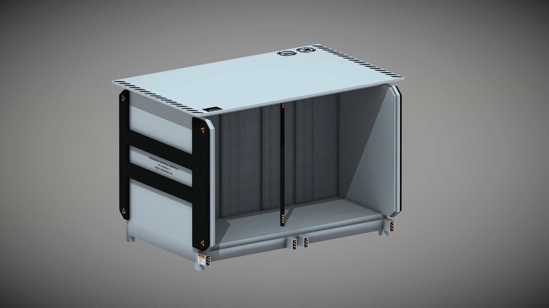 Sci-Fi Furniture Pack AAA: Workbench - 3D model by blackcloudstudios ...
