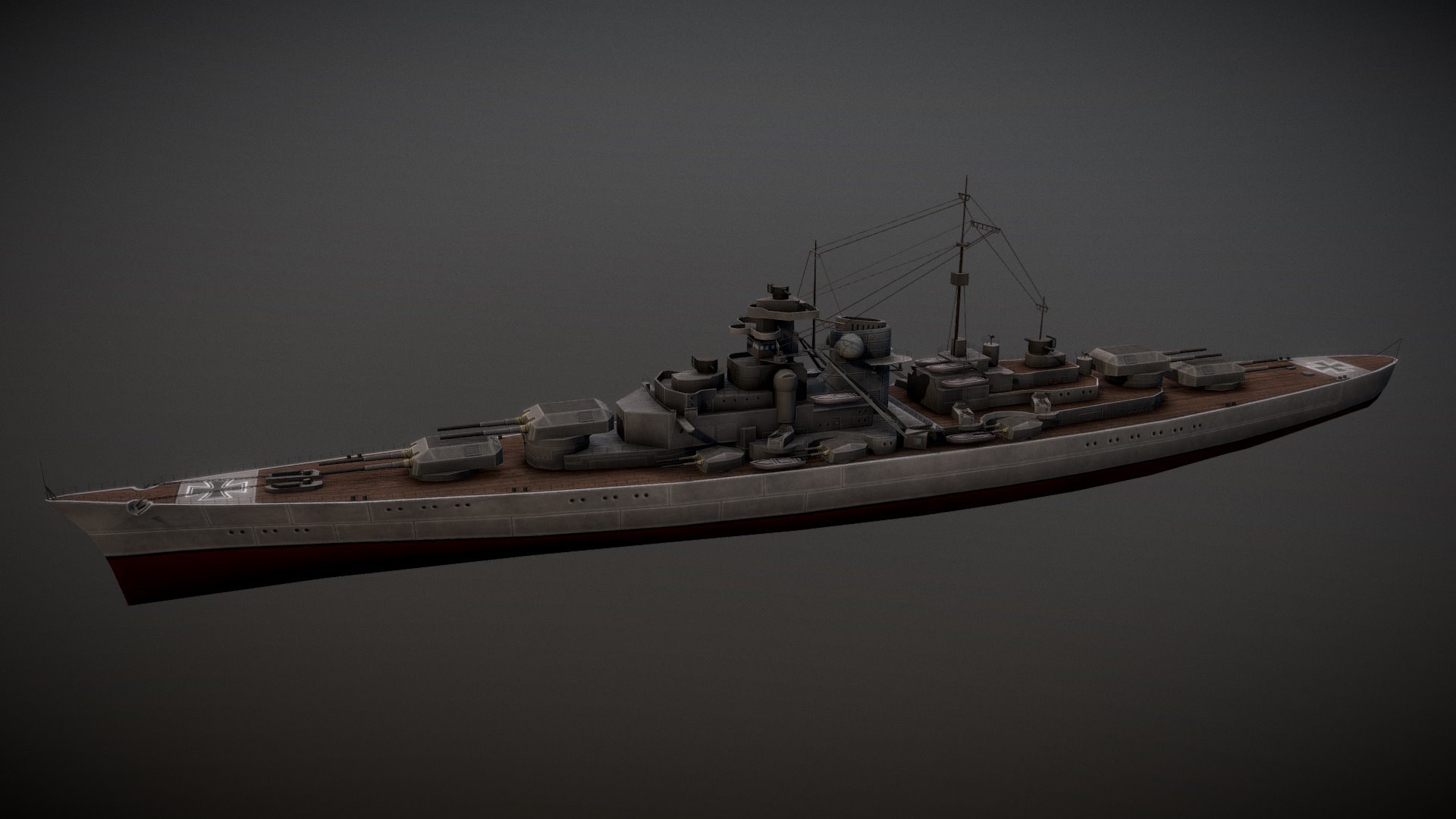 Bismarck - 3D model by Daniel Sturing (@Donnielo) [b74d566] - Sketchfab
