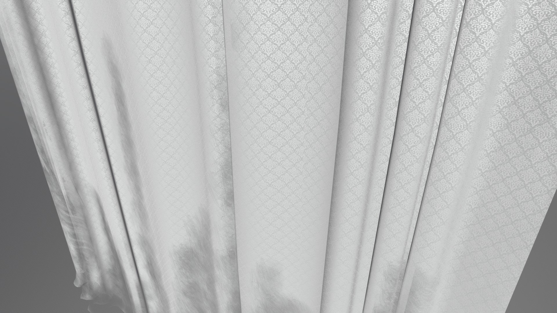 Damaged Big Curtain - 3D model by inescristina [b74e3e8] - Sketchfab