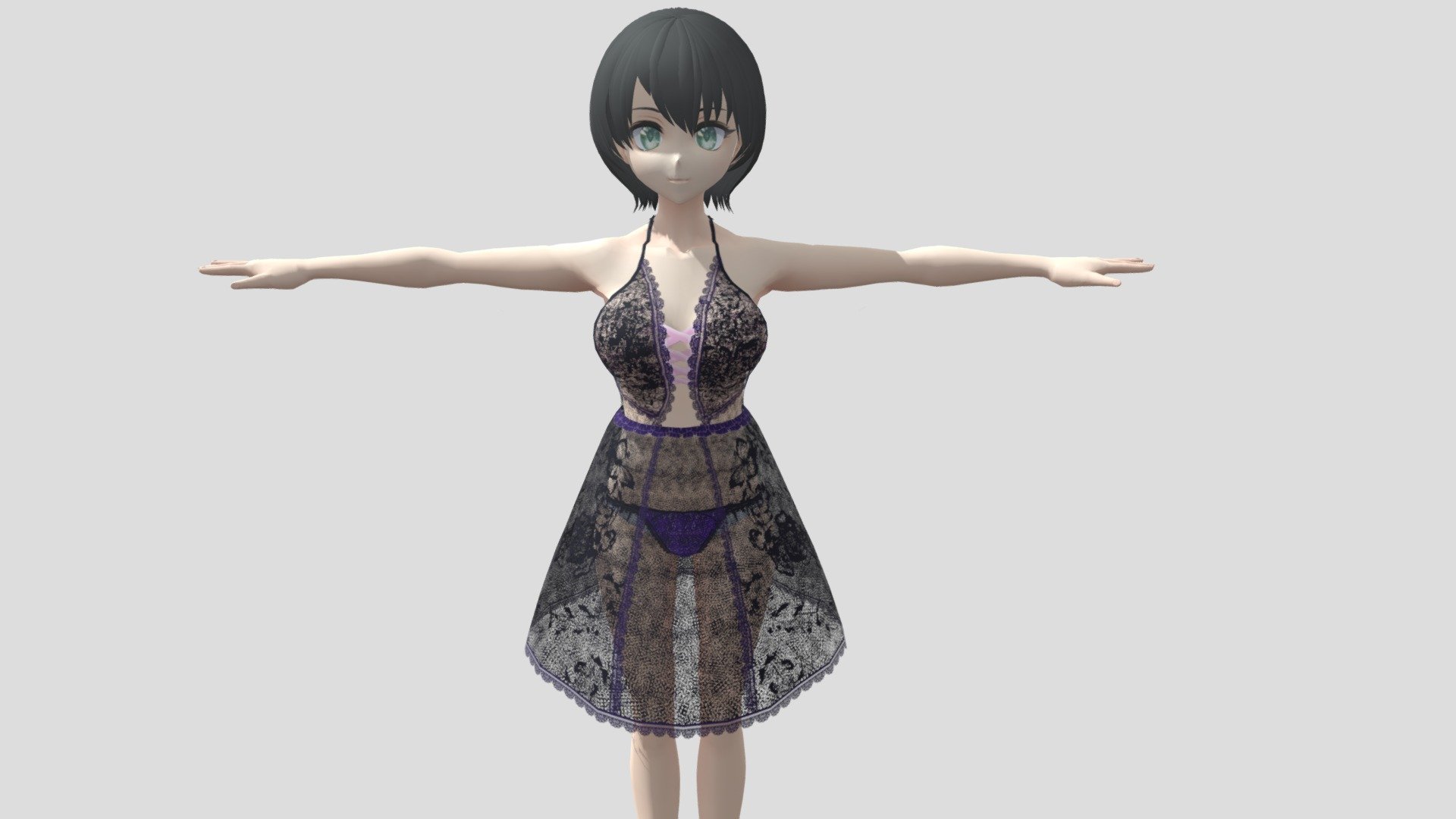 【Anime Character】Female003 (Unity 3D) - Buy Royalty Free 3D model by 3D ...