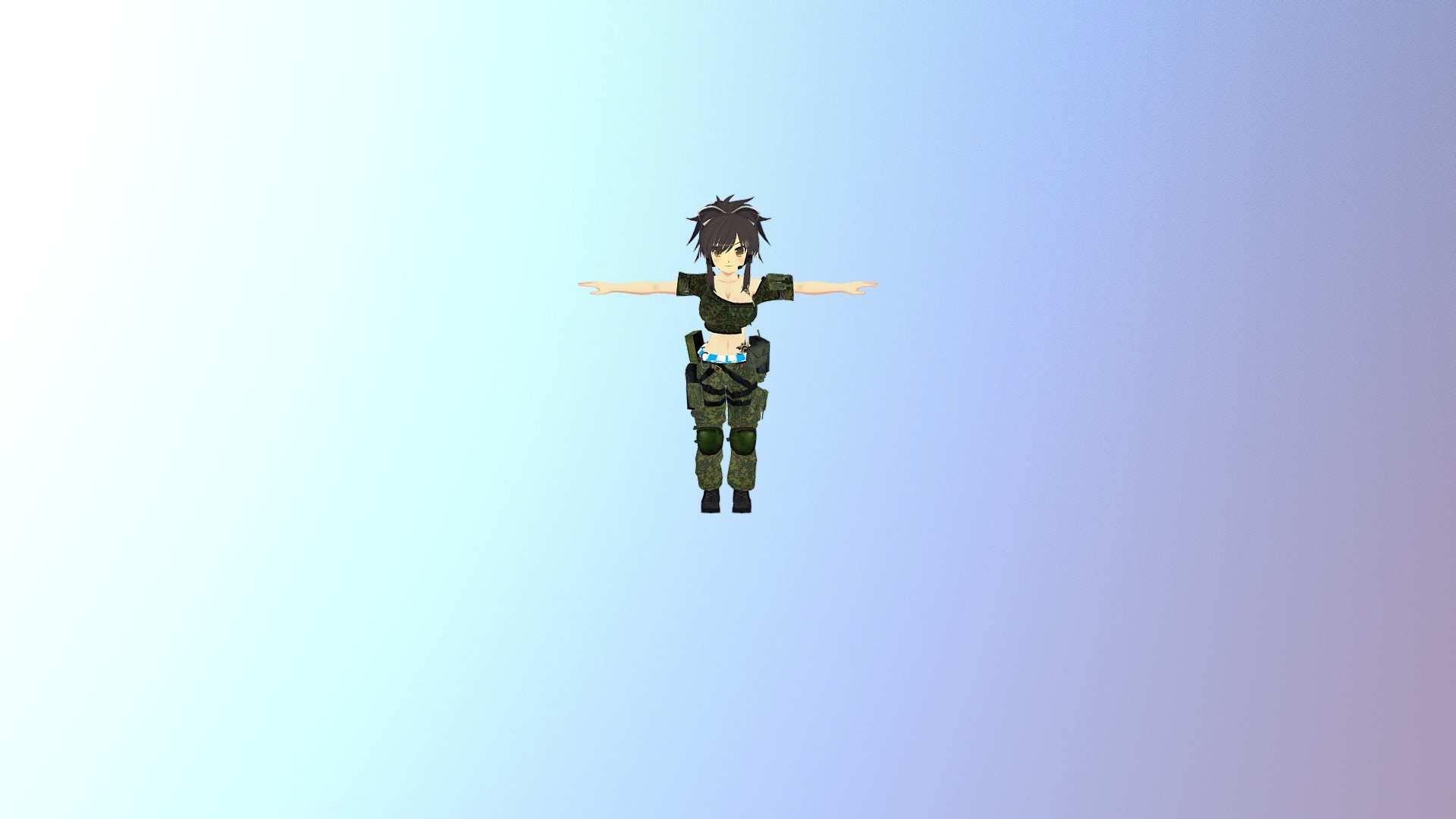 Аниме солдат для VRCHAT - Download Free 3D model by AniDub_2901 ...