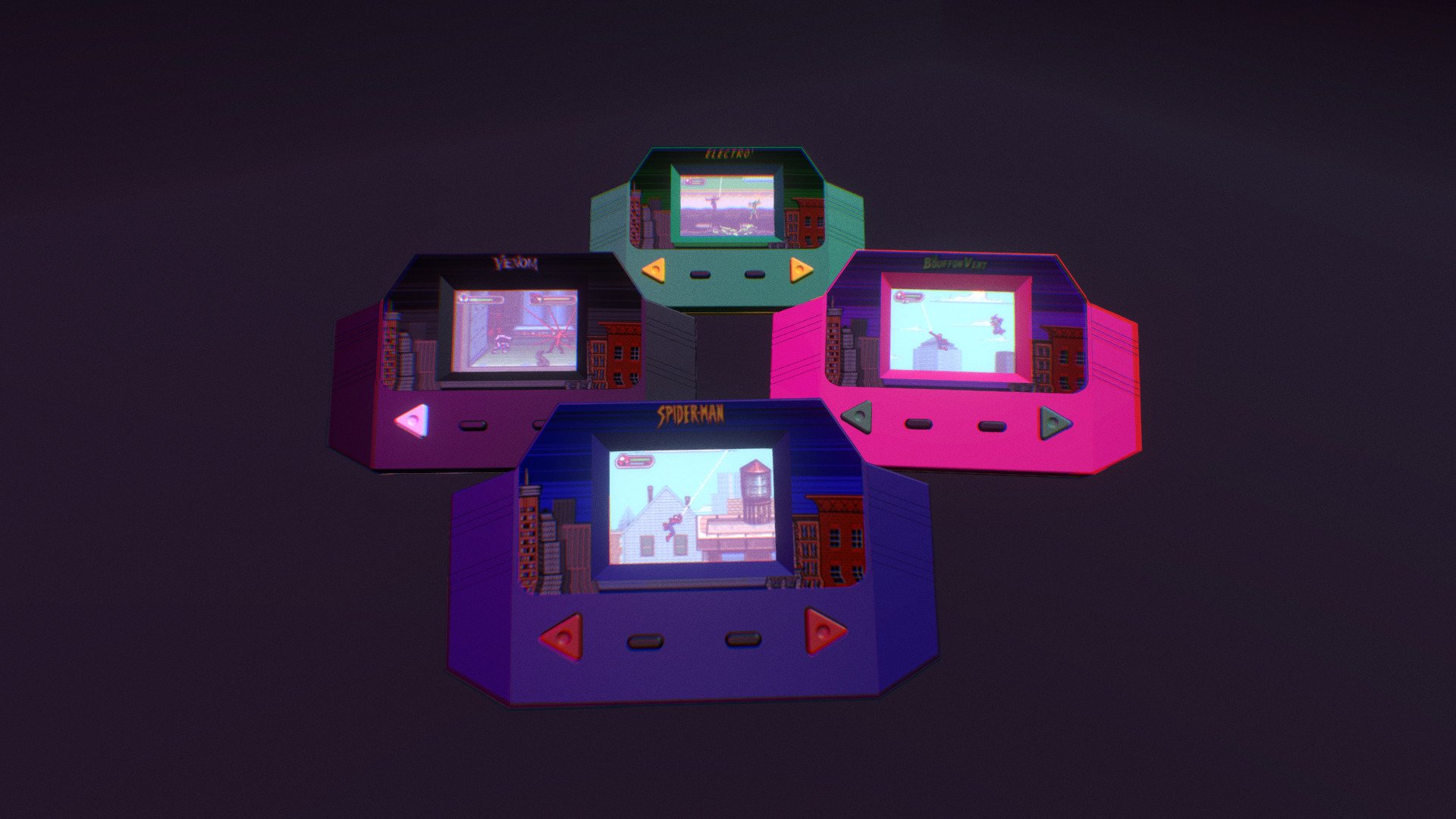 Spider-man Lcd Game - Download Free 3D model by quentin.cdt [b754783 ...