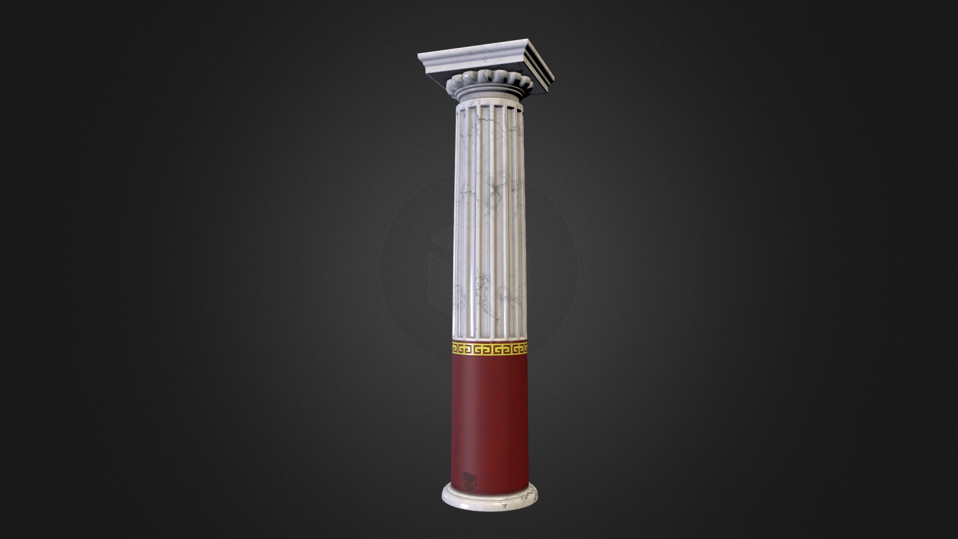 Roman Column Lowpoly - 3D model by darret715 [b755654] - Sketchfab