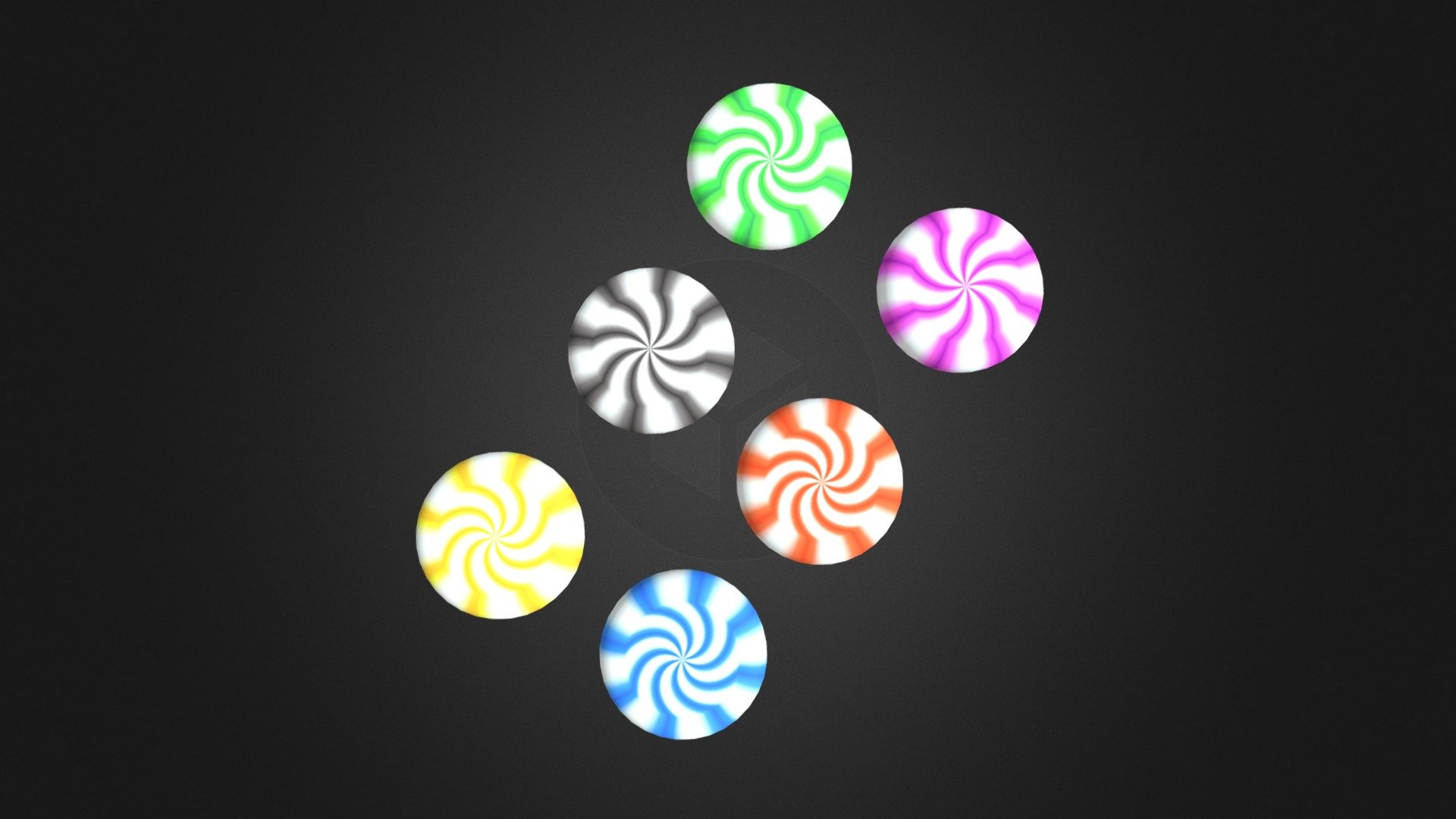 Peppermint Candy - 3D model by eshtiyak.ra [b7557e8] - Sketchfab