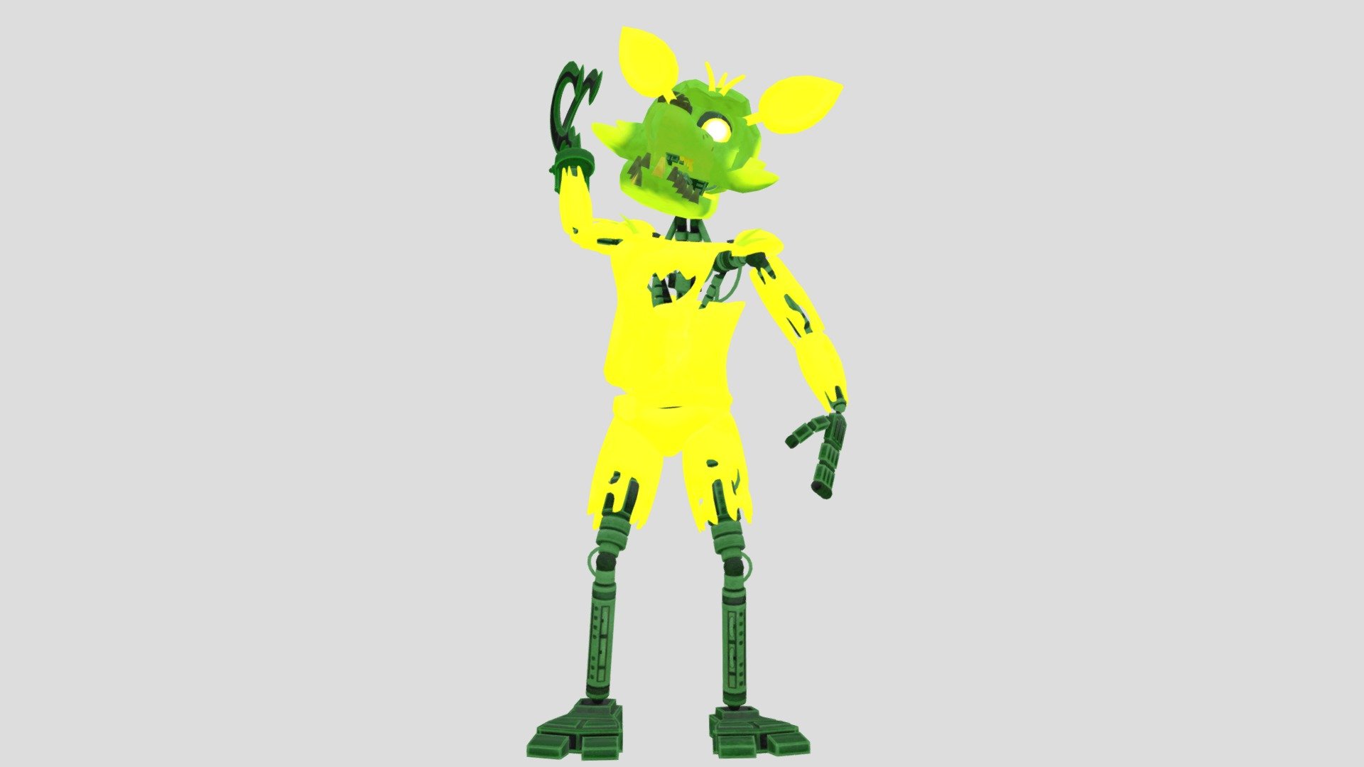 Radioactive Foxy - Download Free 3D model by OrangeSauceu [b756659 ...