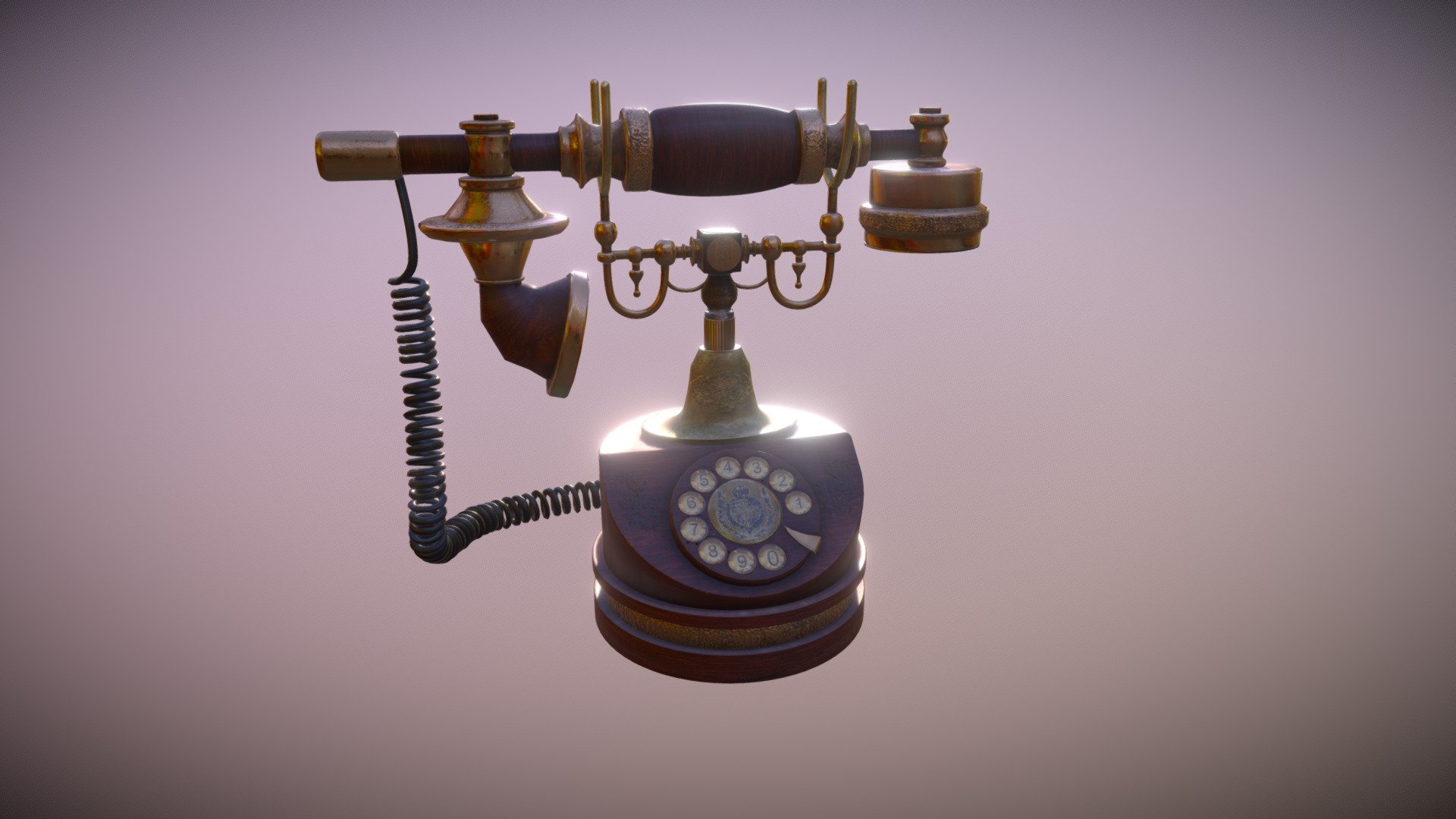Antique Telephone - 3D model by rendermonkey [b756b62] - Sketchfab