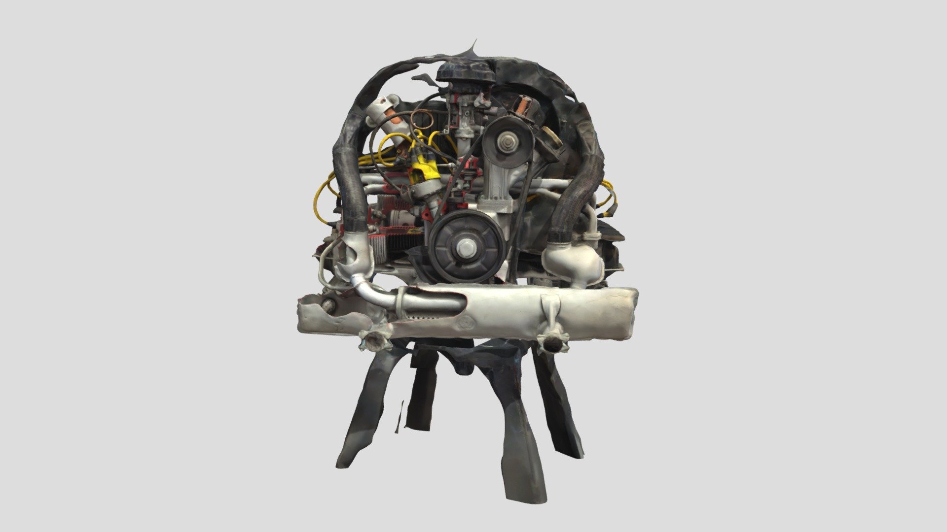 Volkswagen Beetle Engine - Download Free 3D model by iedu360.eu ...
