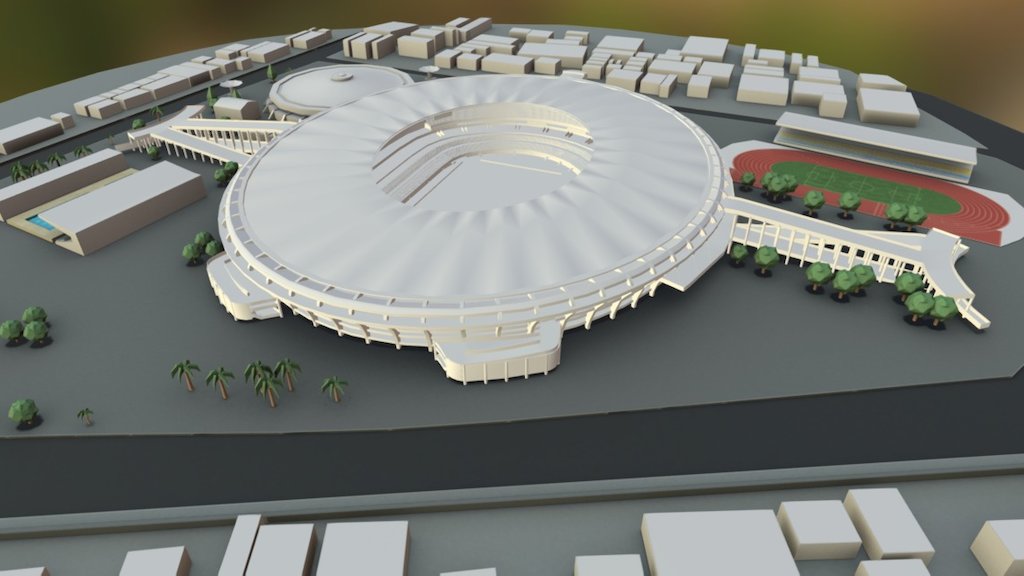 Maracanã - Download Free 3D model by rodskvk [b7576c1] - Sketchfab