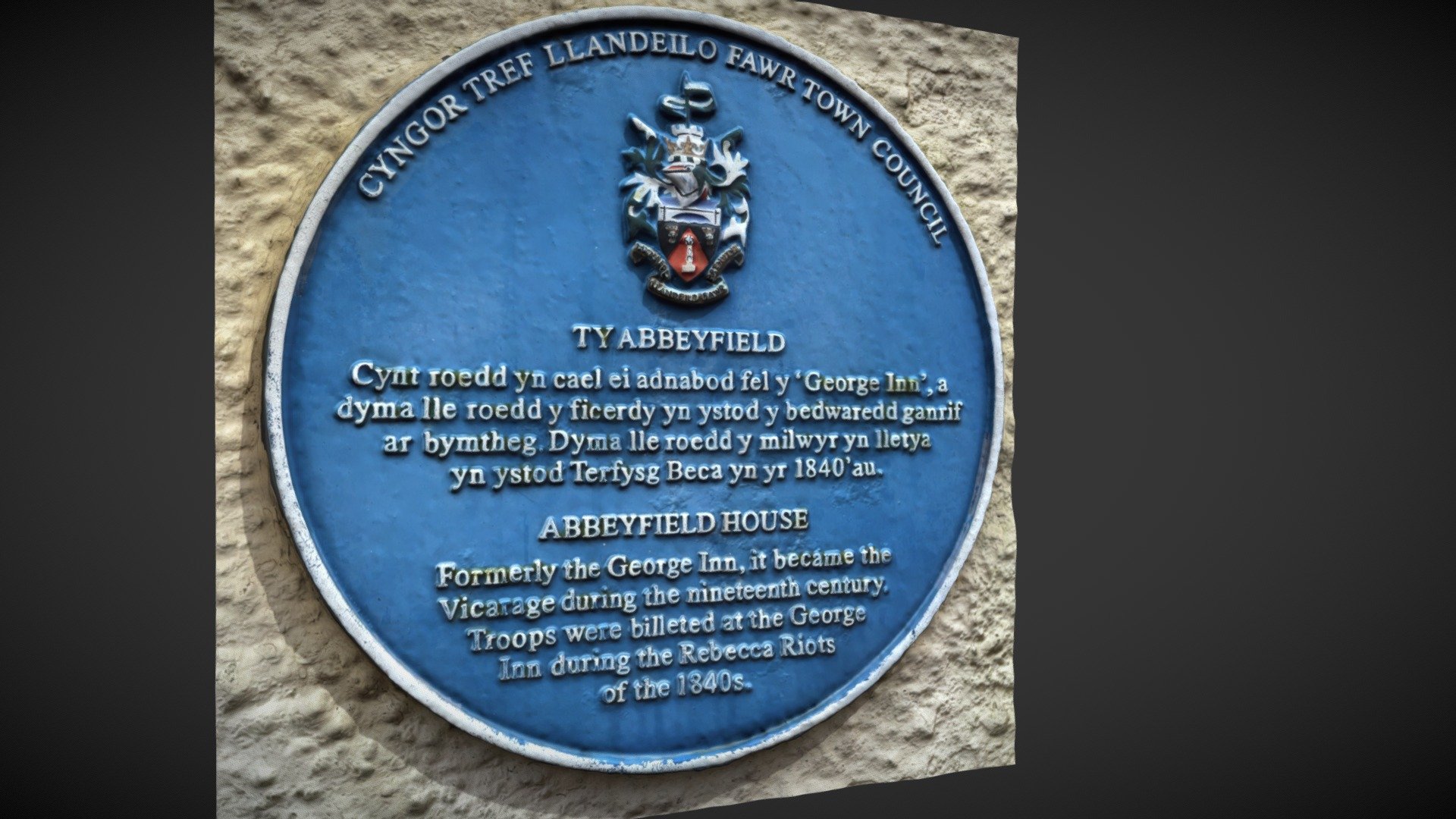 Blue Plaque - Abbeyfield House - Download Free 3D model by Domingos ...