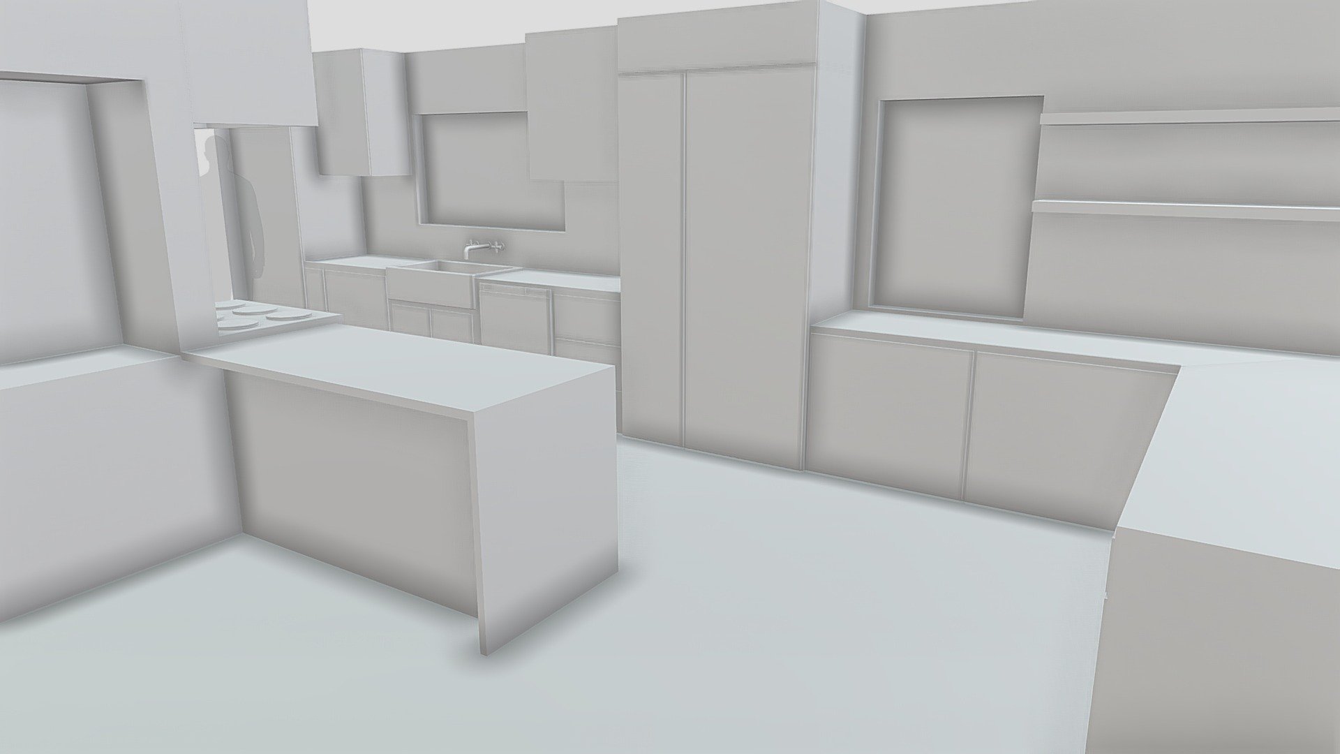 Kitchen - 3D model by Trey Sharp (@sharp3d) [b75831e] - Sketchfab