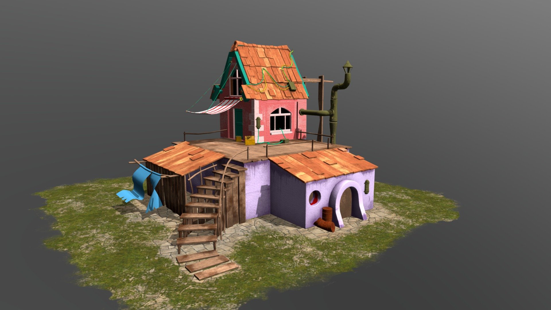 low poly game environment - Buy Royalty Free 3D model by 3D Dreamscapes ...